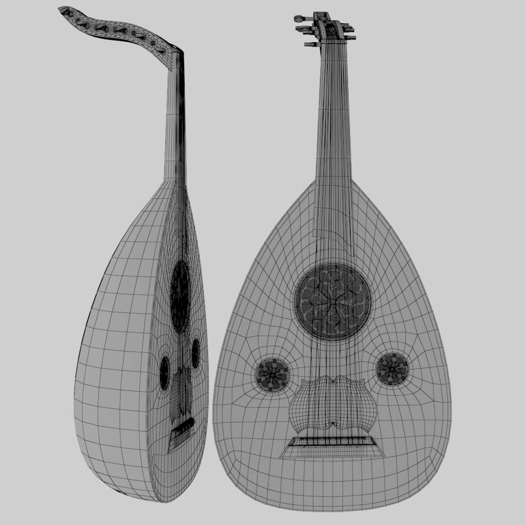 Traditional Oud - 3D Model by JNO_Models