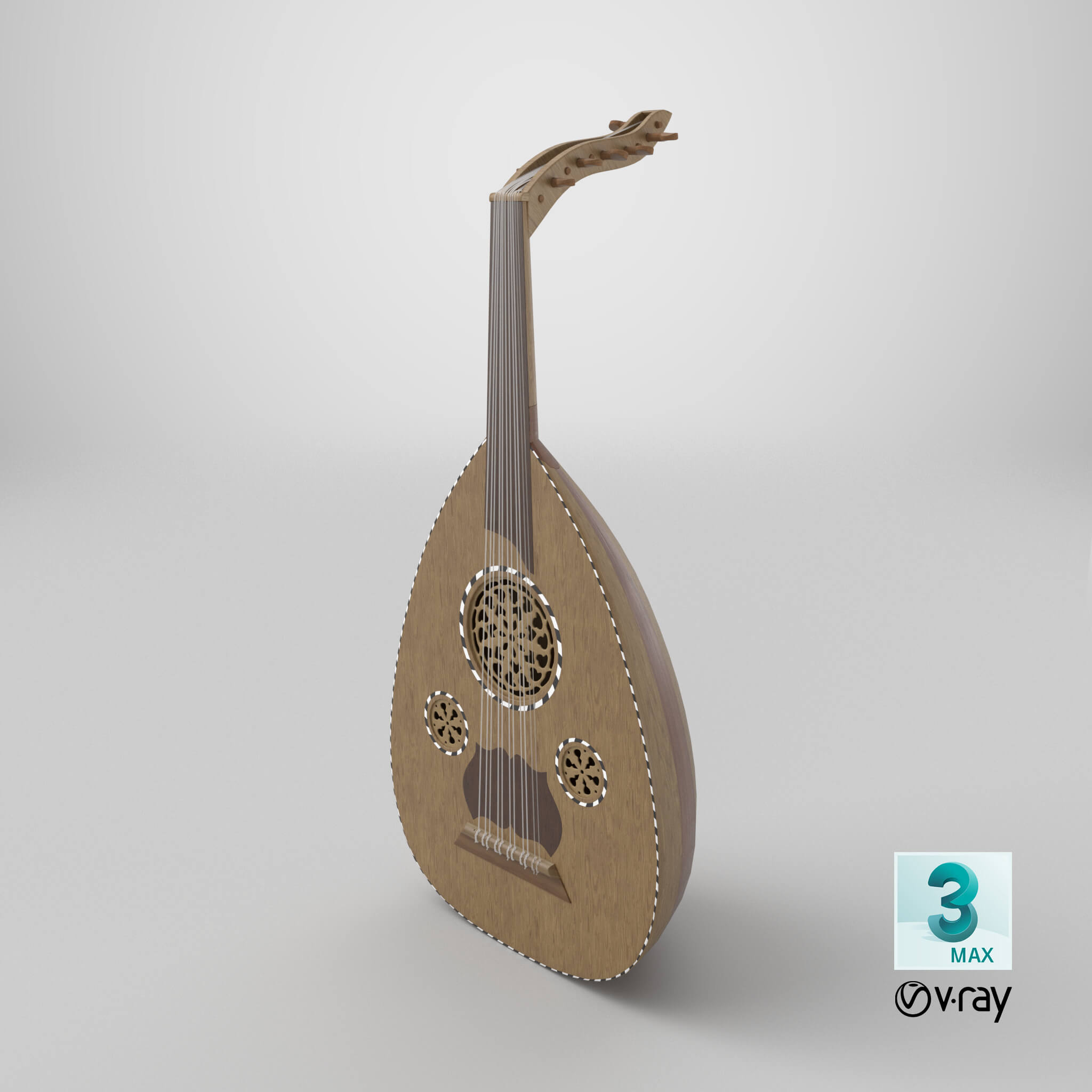 Traditional Oud - 3D Model by JNO_Models