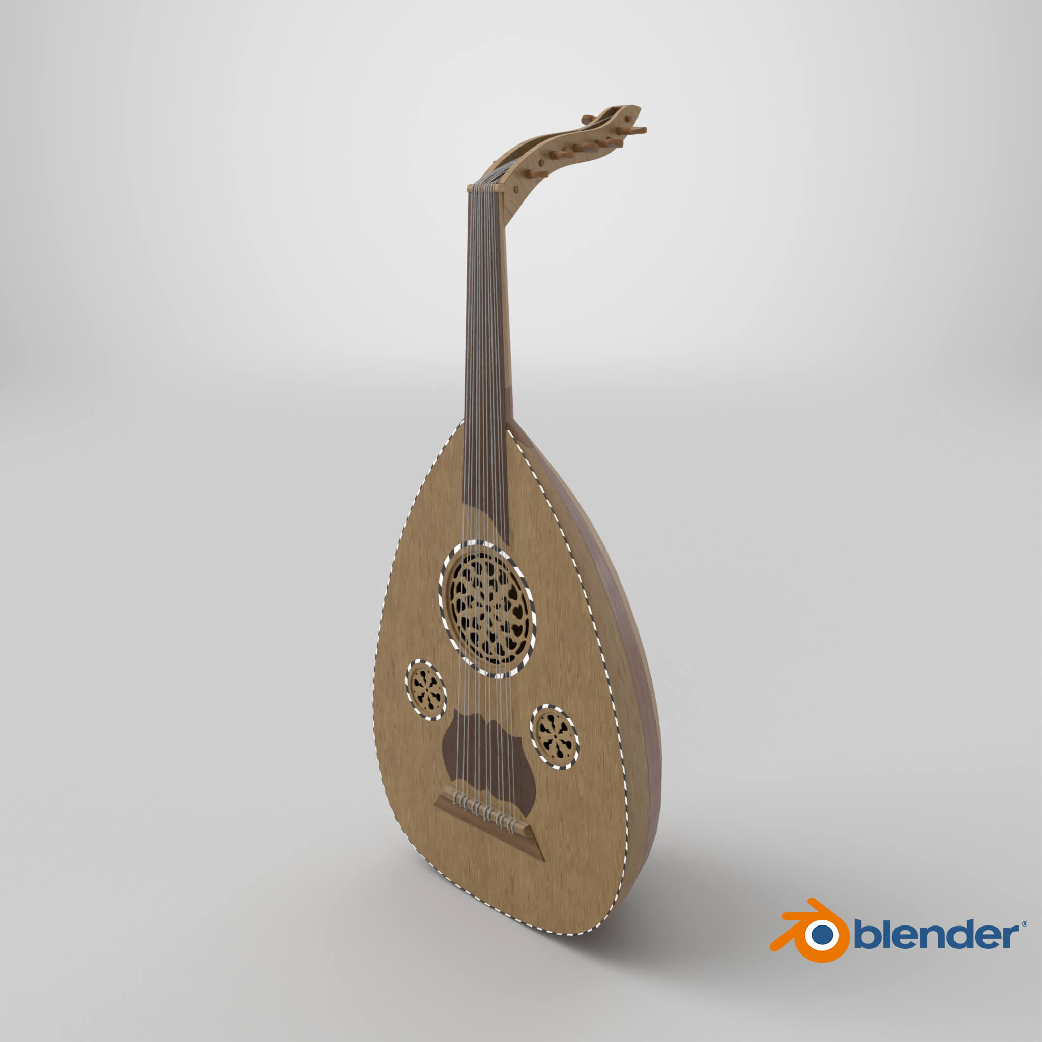 Traditional Oud - 3D Model by JNO_Models