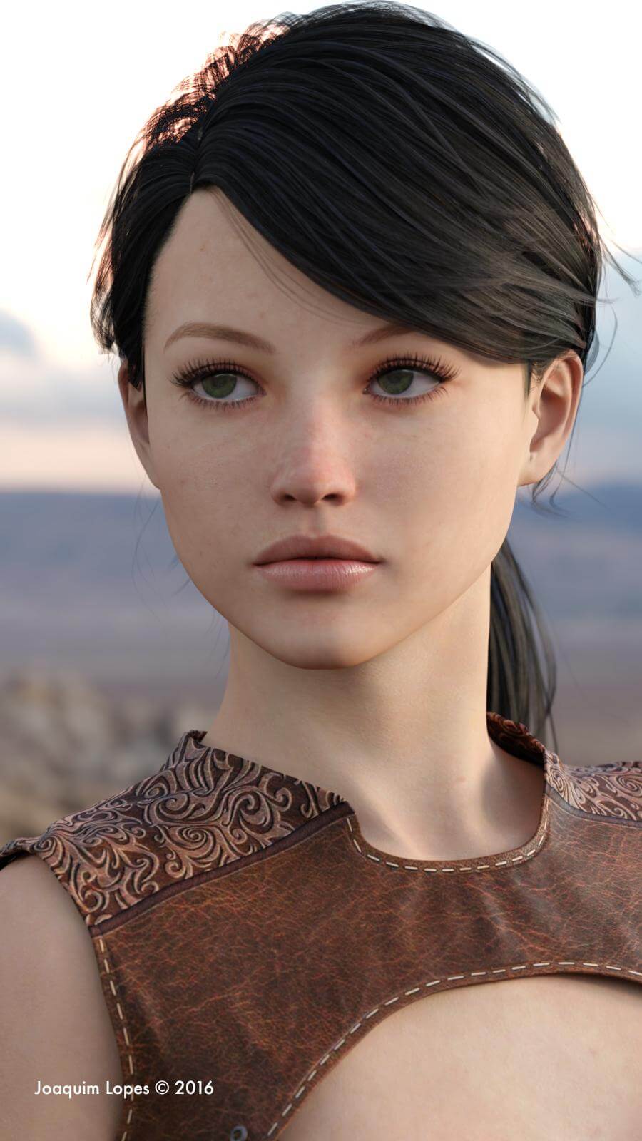 Alice Fantasy Portrait 3D Render, Digital Art by joaquimlopes