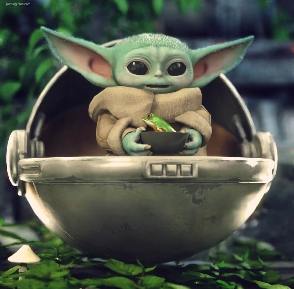 The force is strong with this one 3D Render by joepingleton
