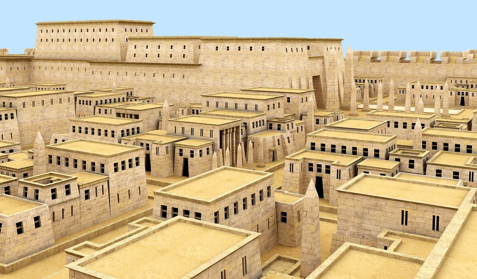 Ancient Egyptian Cities Models Distance Learning Through The Grand