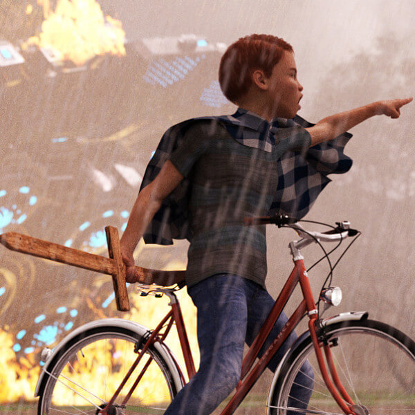 The Bravest Jimmy Vs. The Spacemen - Heck To Pay 3D Wallpaper by ...