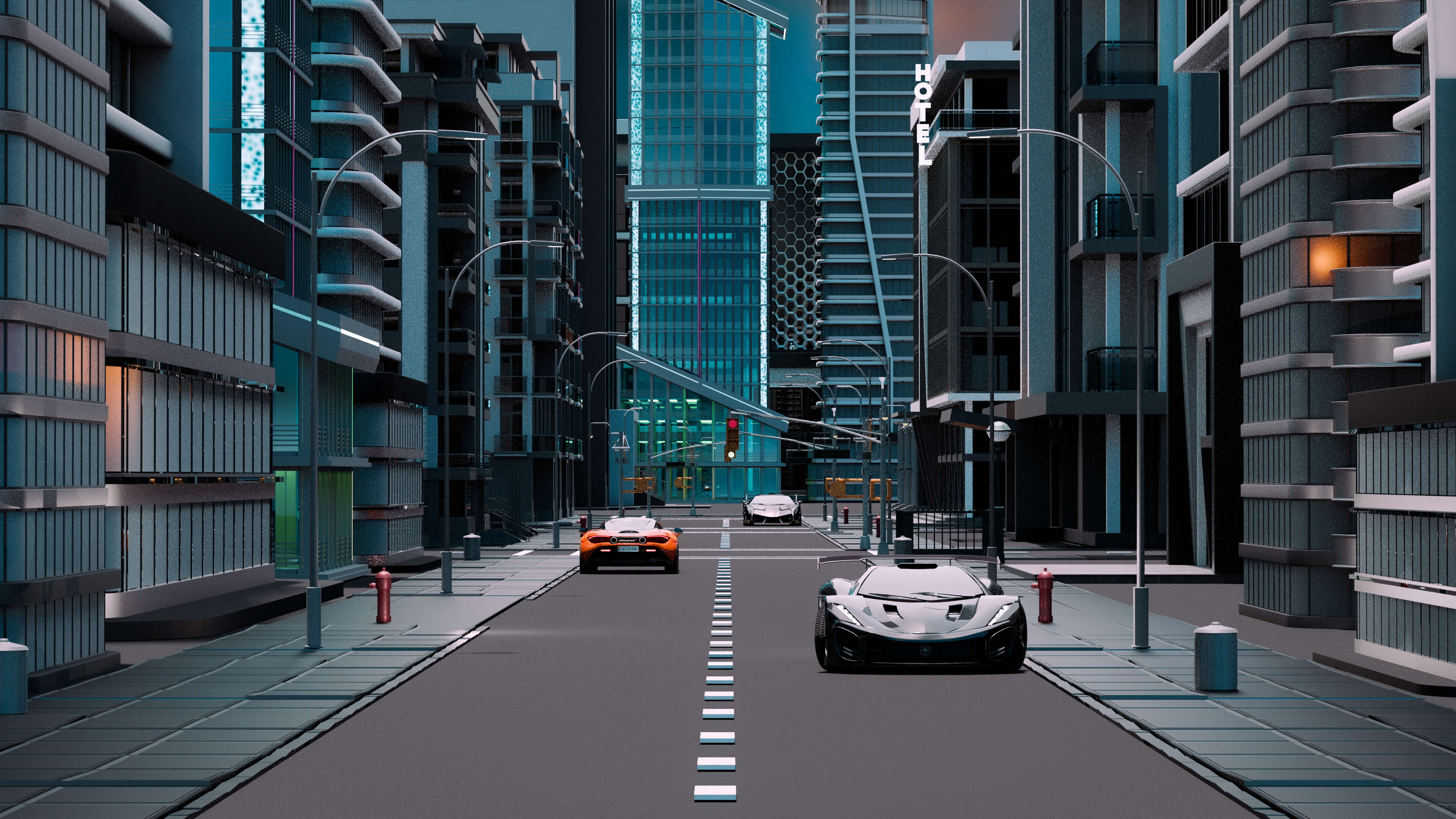 Central Business City - 3D Model by johntrek