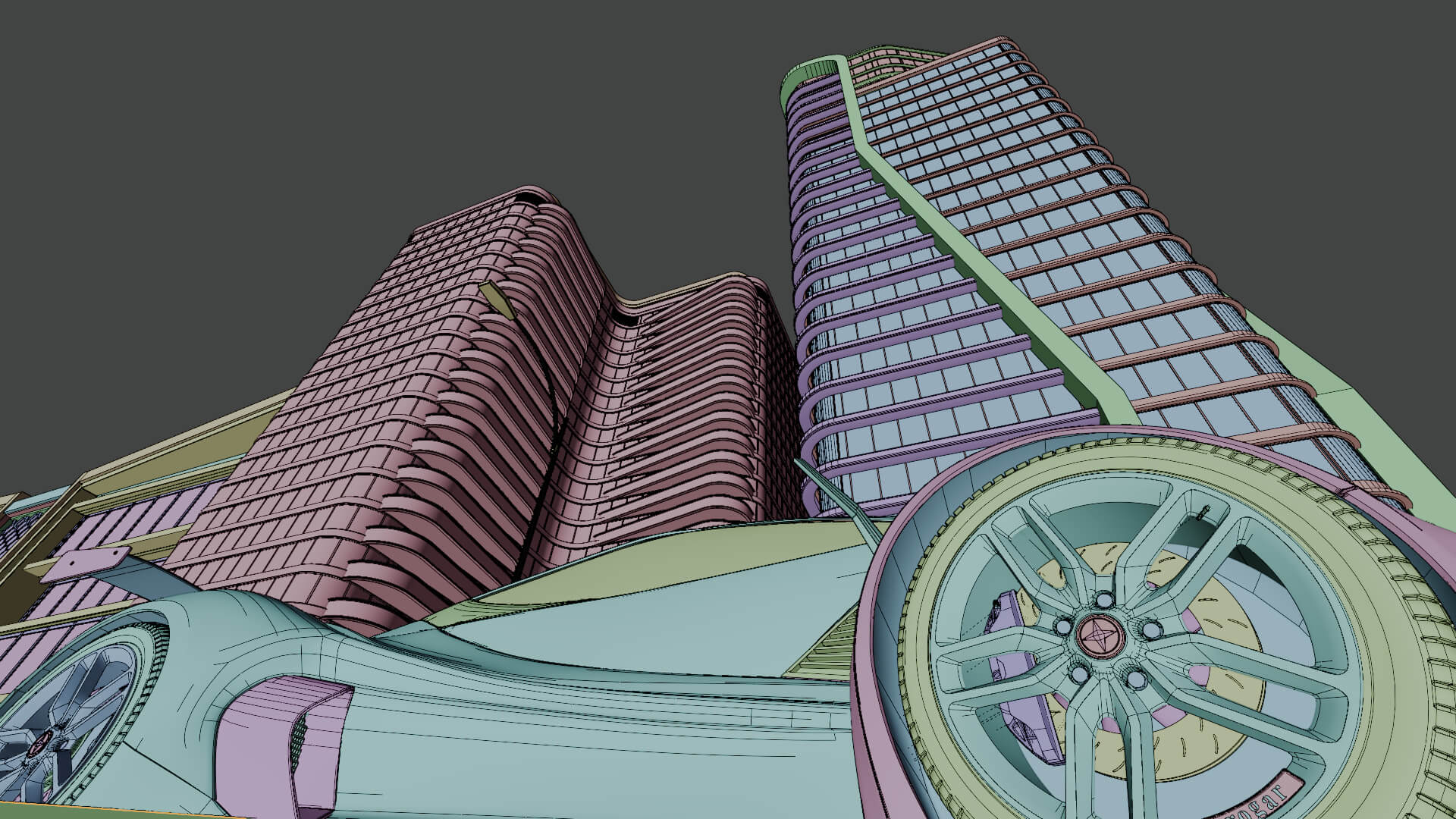 Central Business City - 3D Model by johntrek