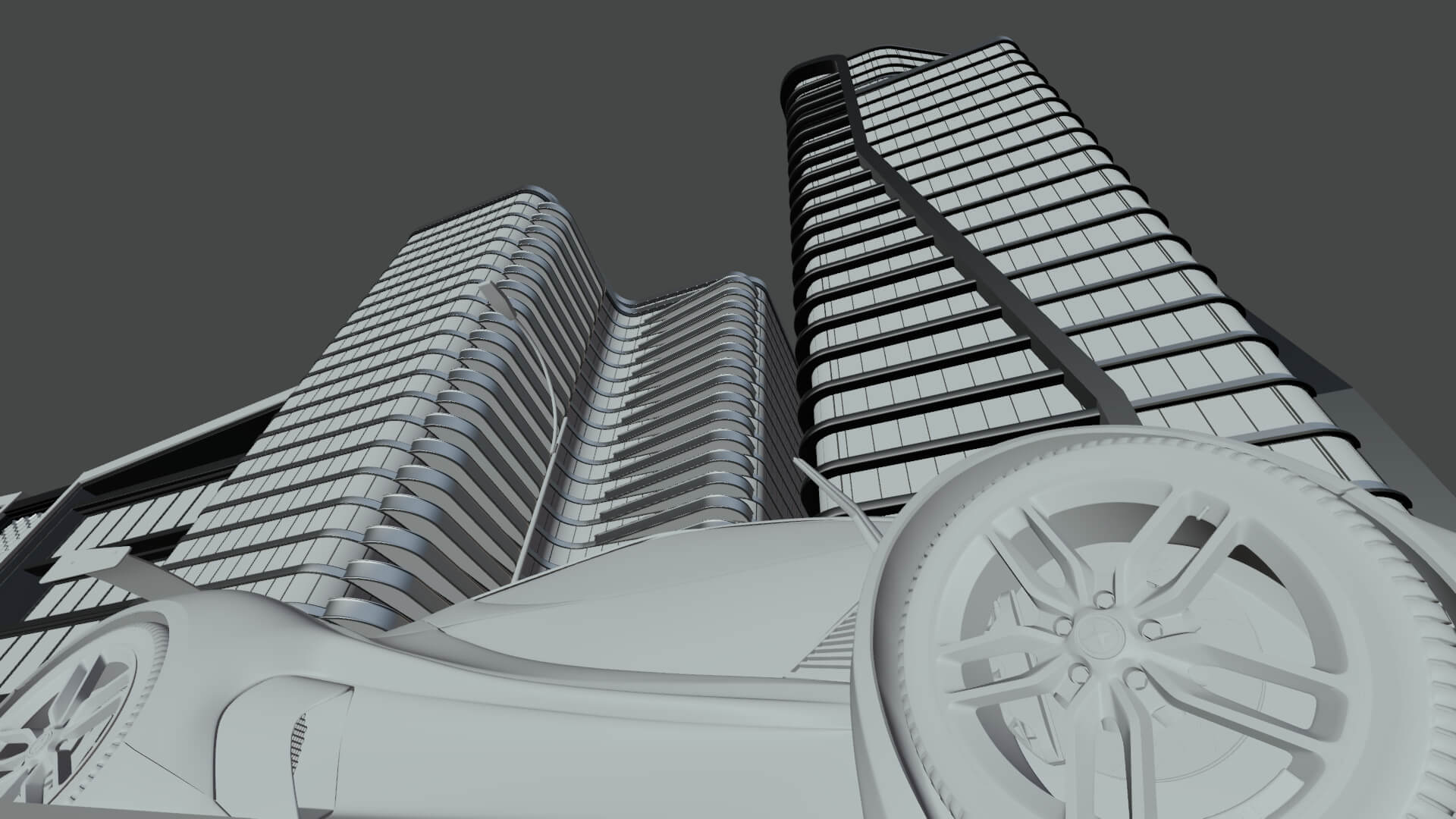 Central Business City - 3D Model by johntrek