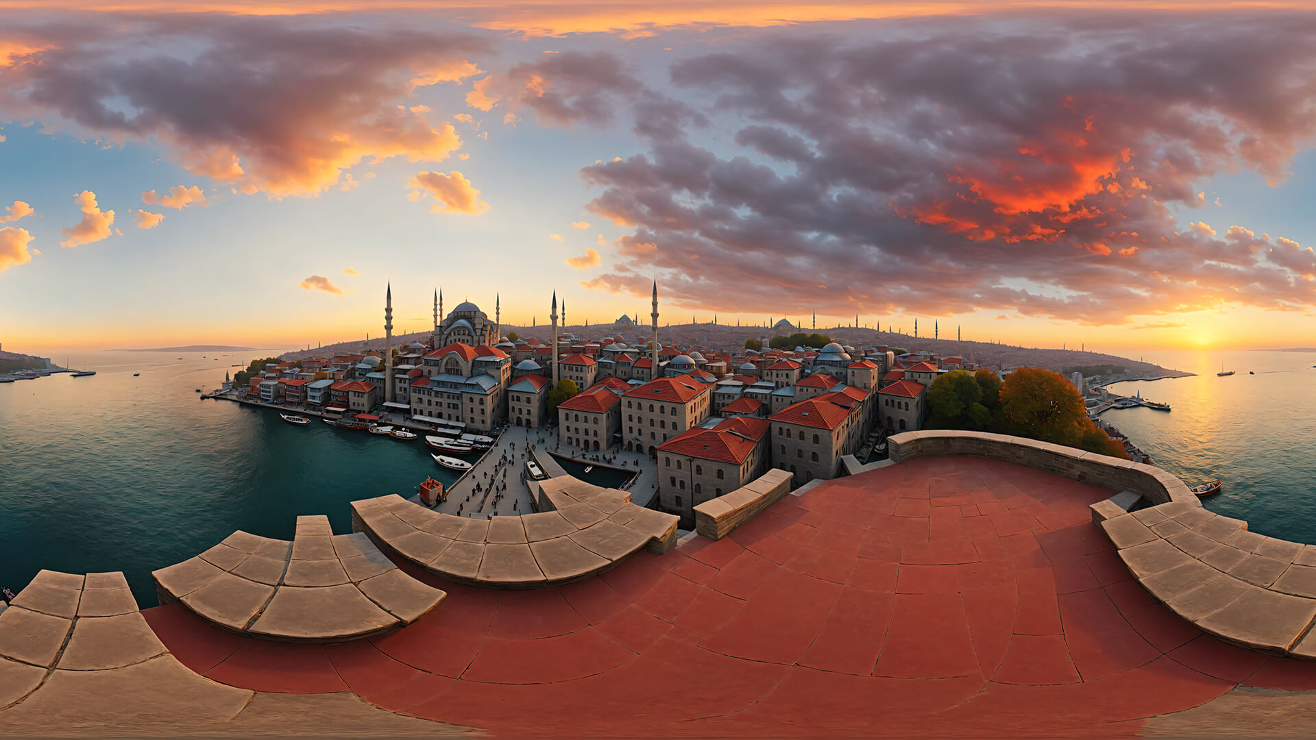 50 HDRI Medieval Istanbul Panoramic Backgrounds - HDR Image by Johny1981