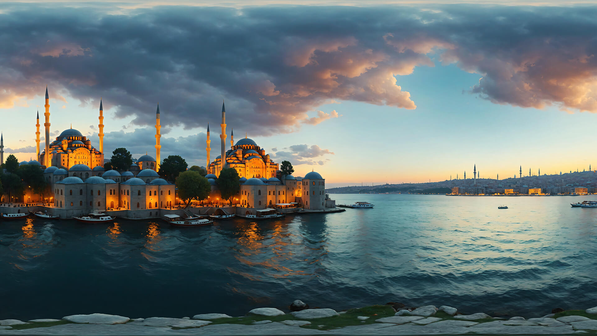50 HDRI Medieval Istanbul Panoramic Backgrounds - HDR Image by Johny1981