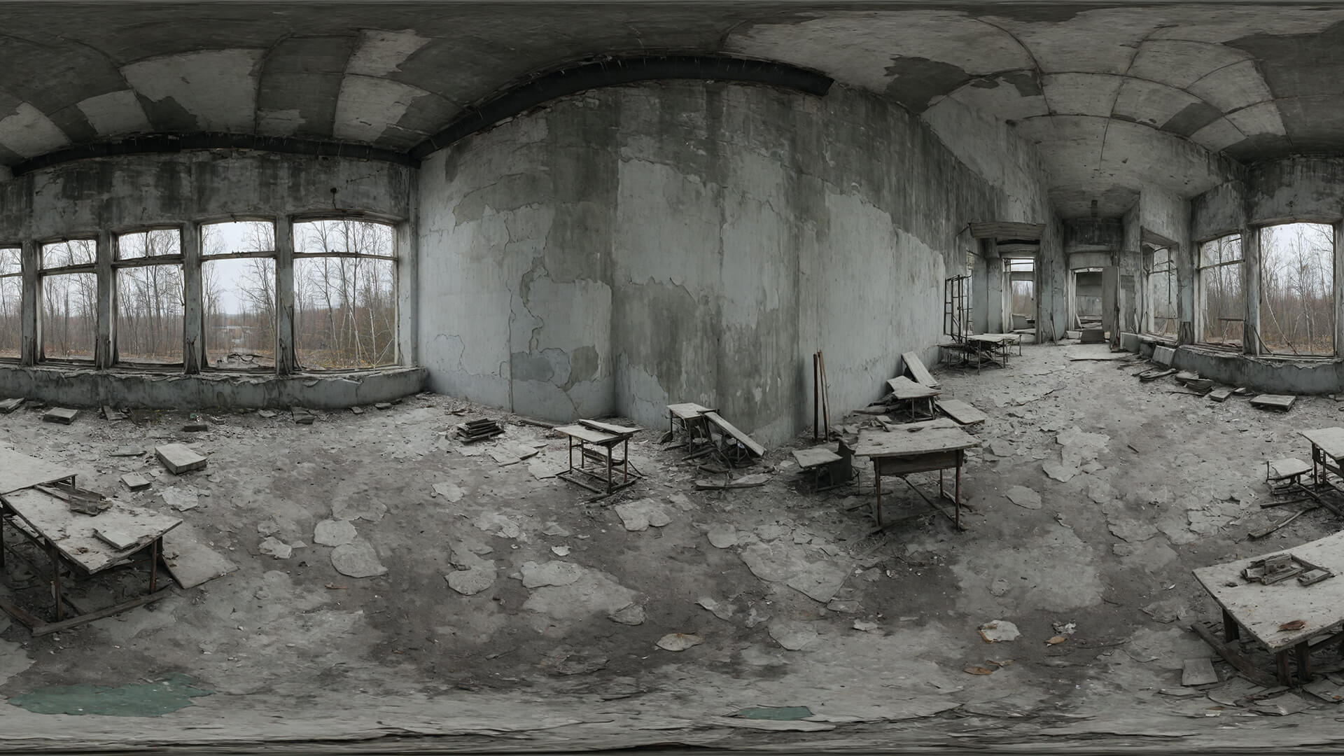 50 HDRI Soviet Post Apocalyptic Skyboxes - HDR Image by Johny1981