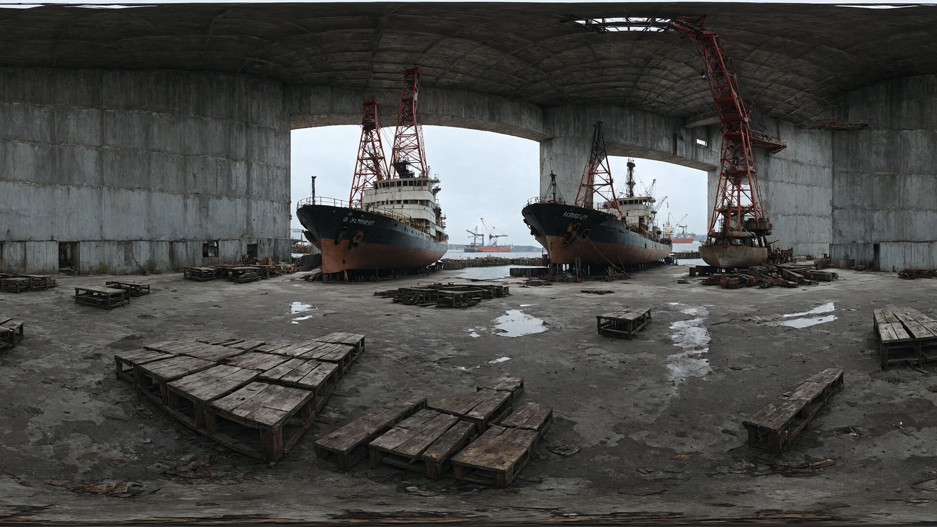 50 HDRI Soviet Post Apocalyptic Skyboxes - HDR Image by Johny1981