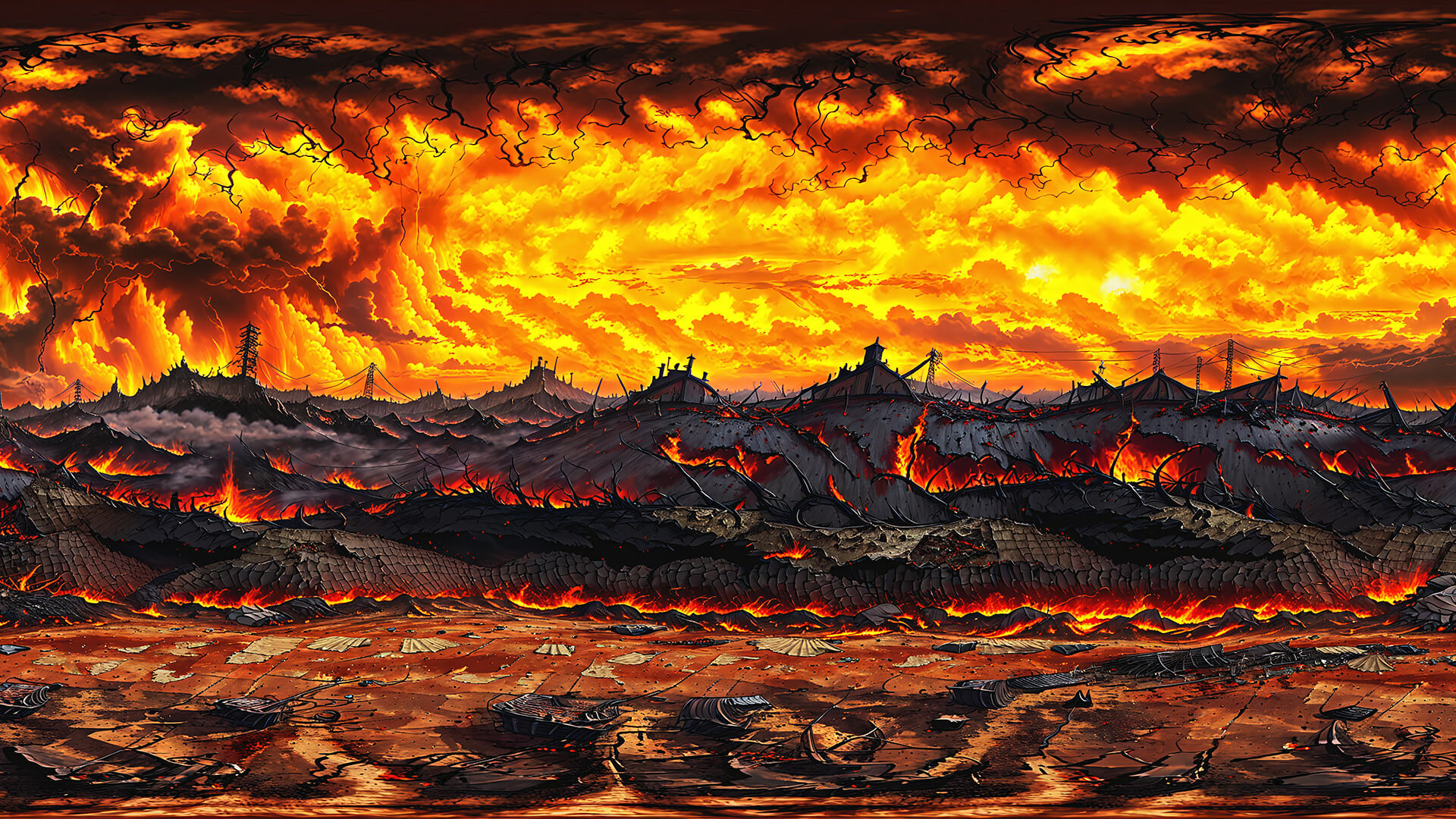 51 HDRI Horror Anime Skyboxes - HDR Image by Johny1981