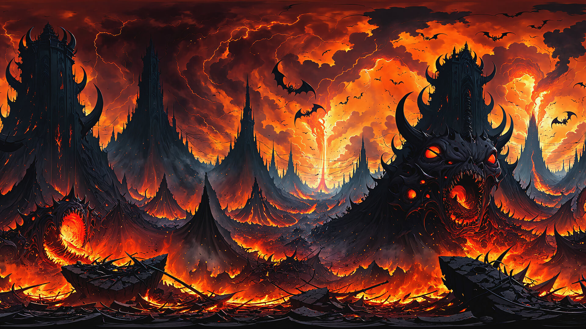 51 HDRI Horror Anime Skyboxes - HDR Image by Johny1981