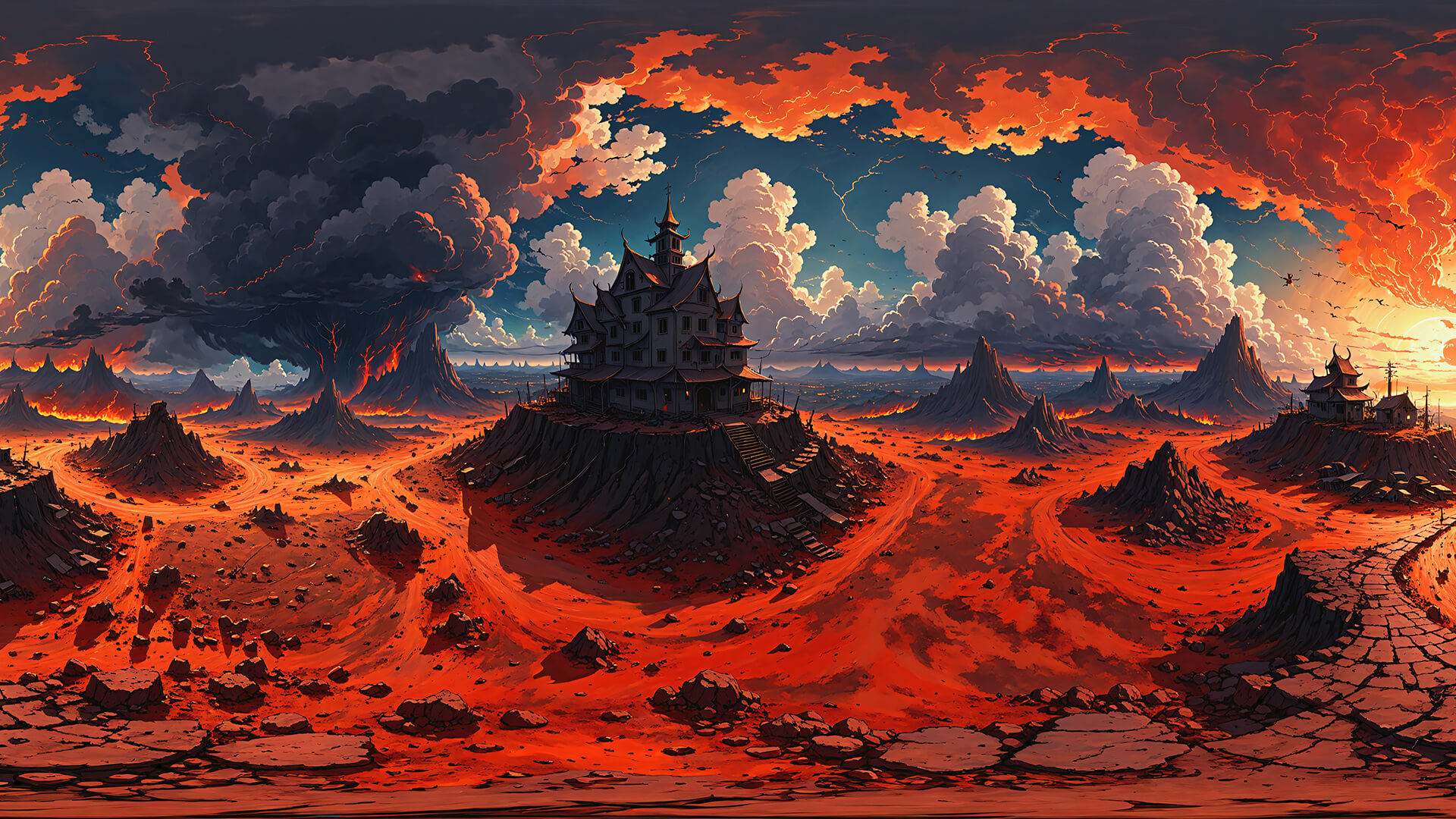 51 HDRI Horror Anime Skyboxes - HDR Image by Johny1981