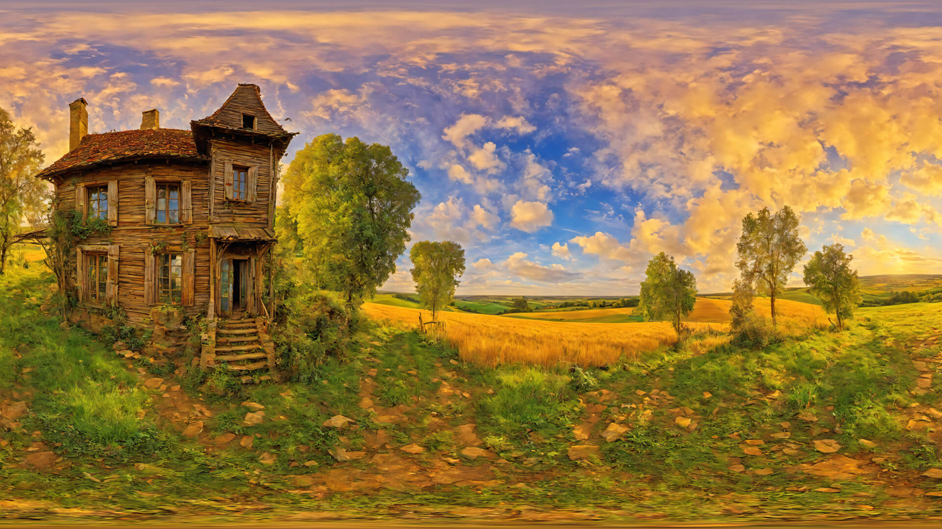 53 HDRI Artistic Digital Painting Panoramas - HDR Image by Johny1981