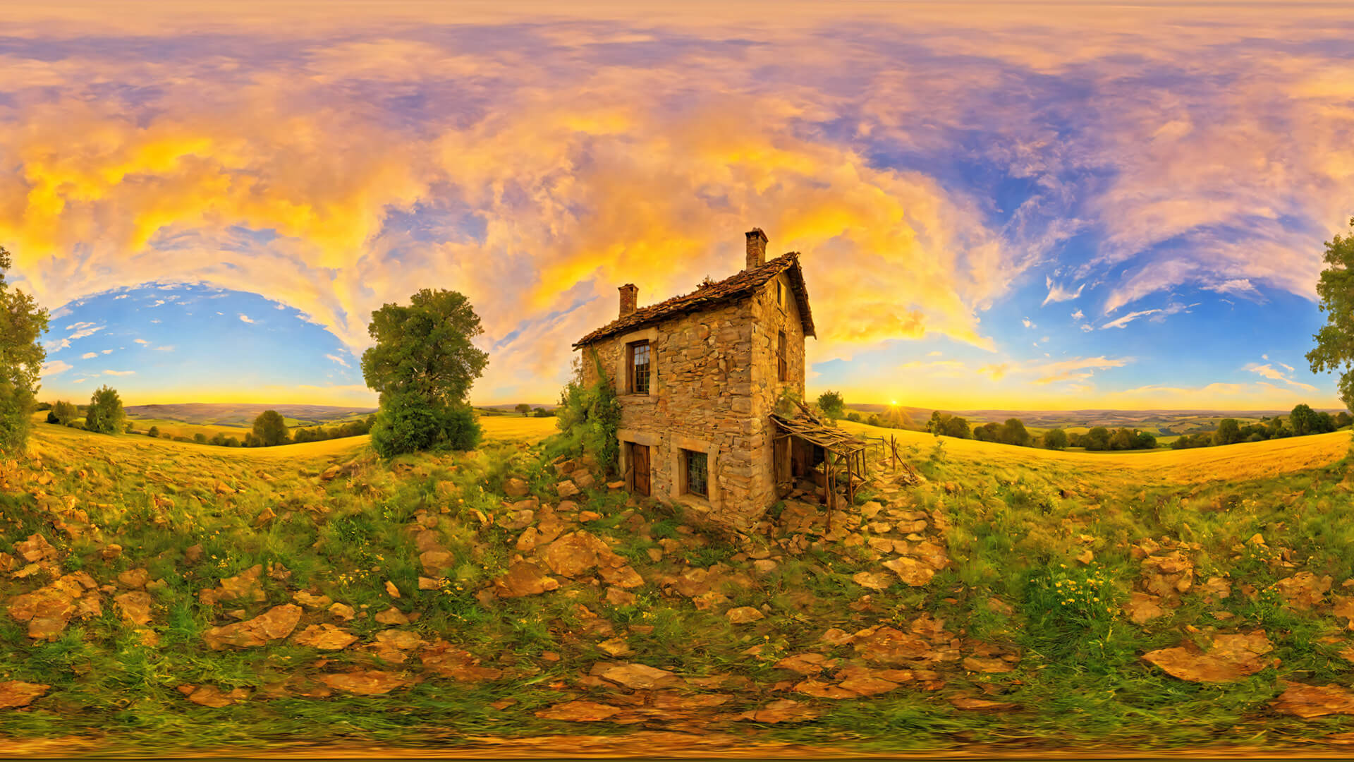 53 HDRI Artistic Digital Painting Panoramas - HDR Image by Johny1981