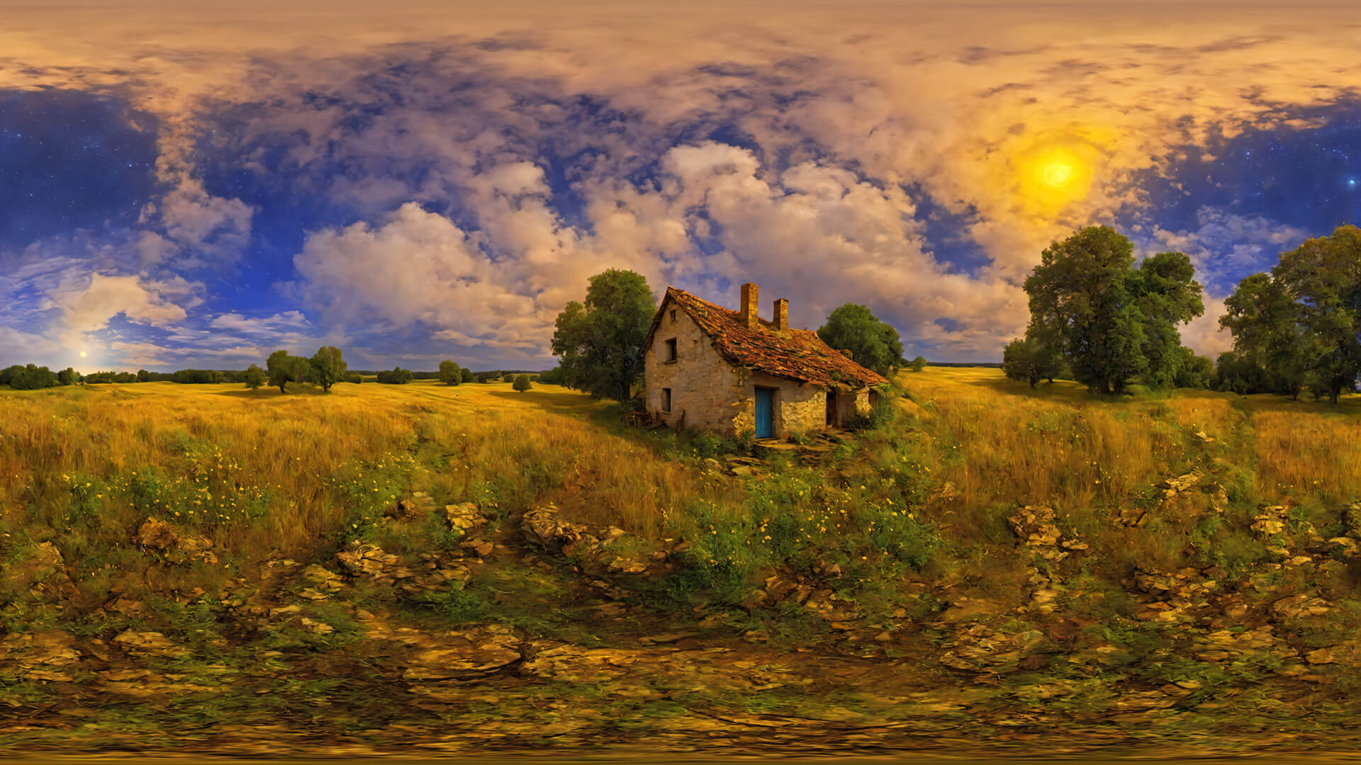 53 HDRI Artistic Digital Painting Panoramas - HDR Image by Johny1981