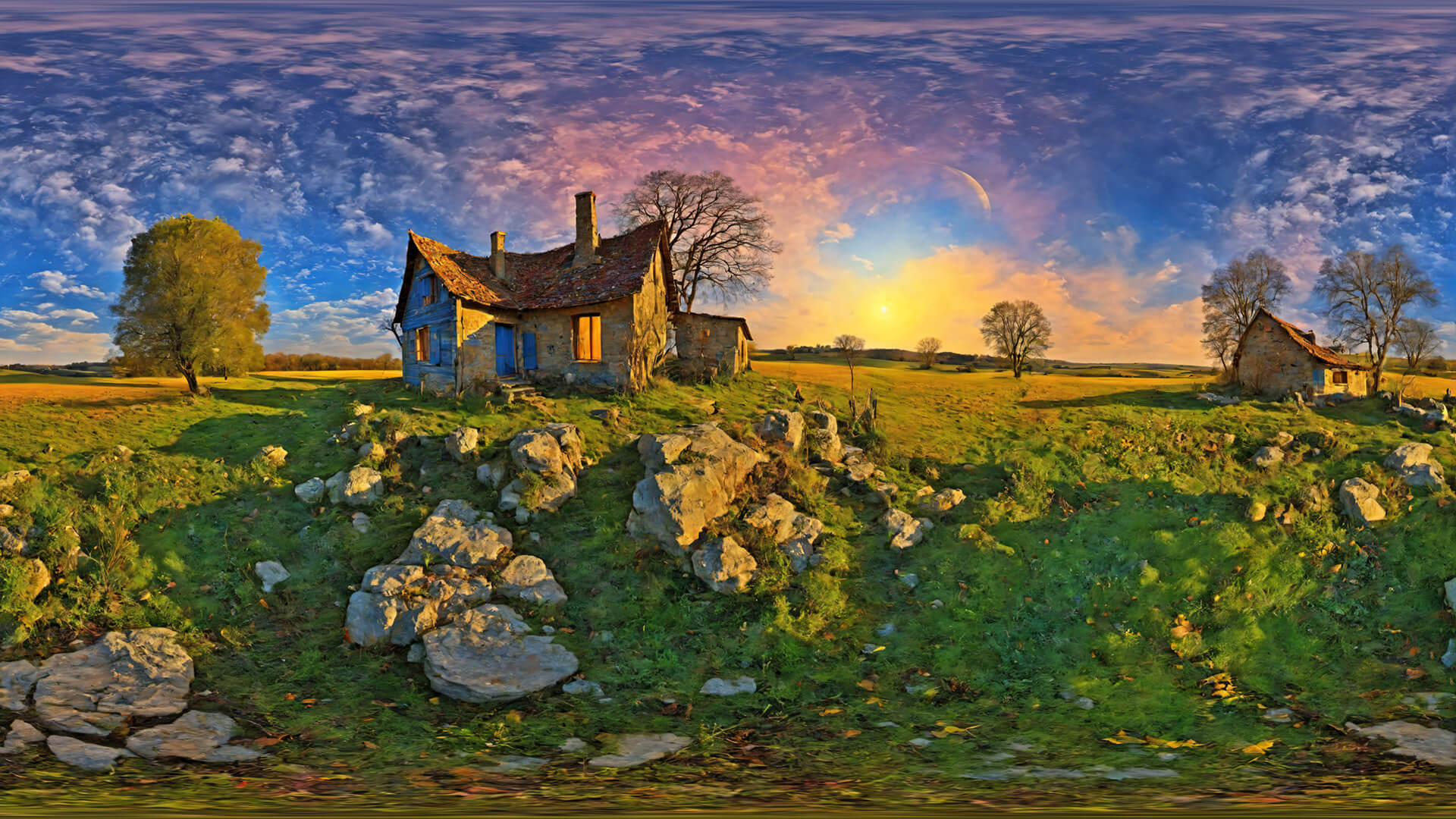 53 HDRI Artistic Digital Painting Panoramas - HDR Image by Johny1981