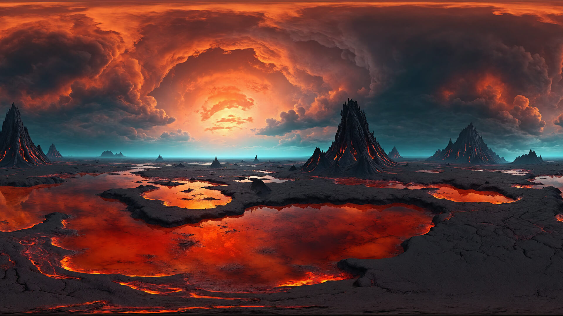 53 HDRI Lava World Panoramas - HDR Image by Johny1981