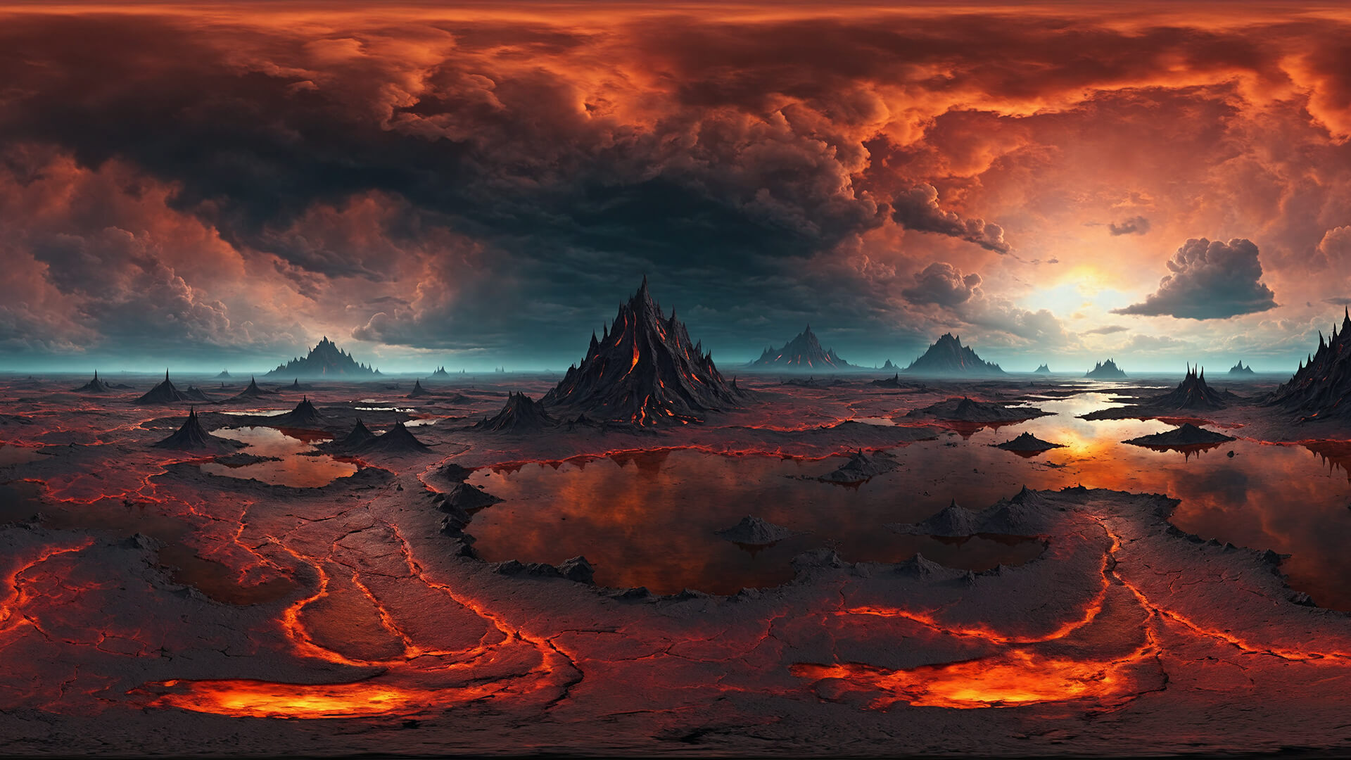53 HDRI Lava World Panoramas - HDR Image by Johny1981