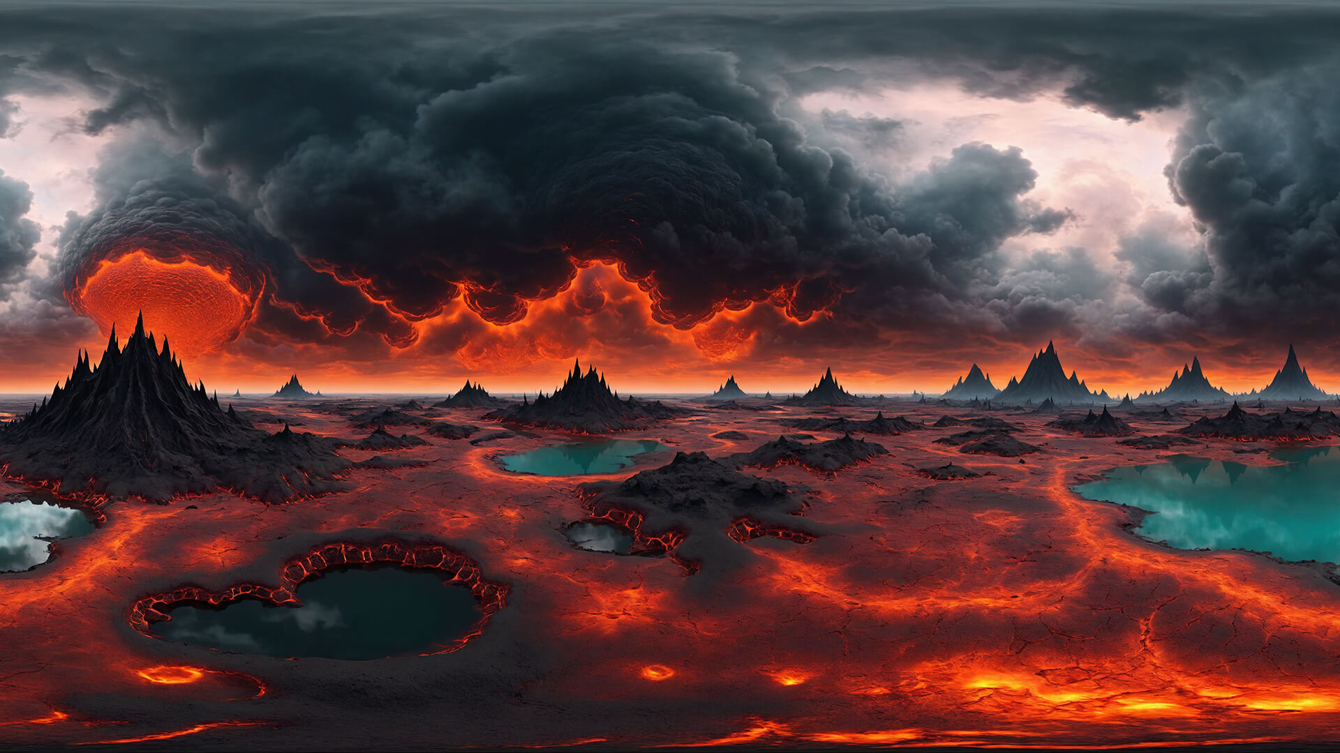 53 HDRI Lava World Panoramas - HDR Image by Johny1981