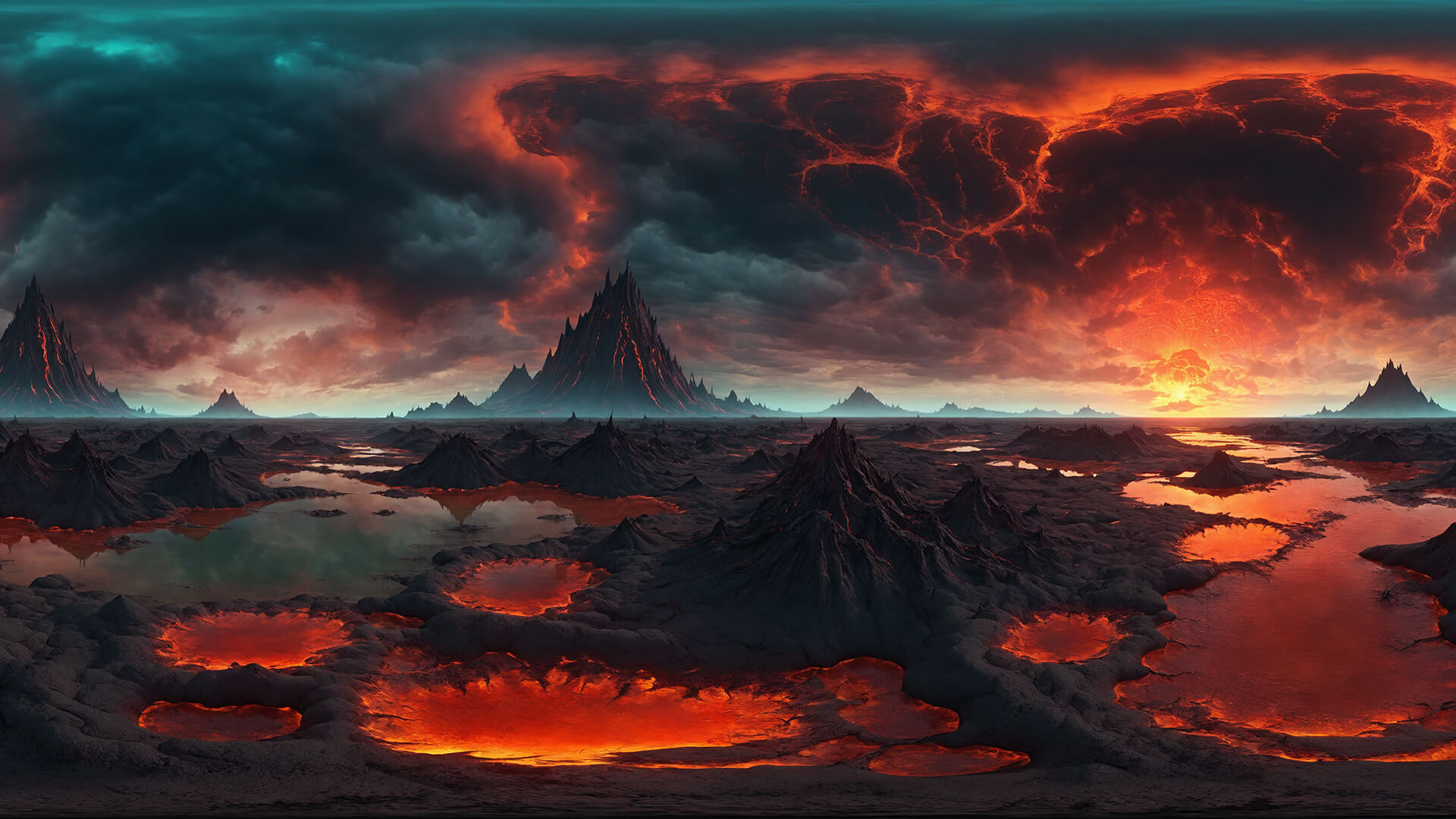 53 HDRI Lava World Panoramas - HDR Image by Johny1981