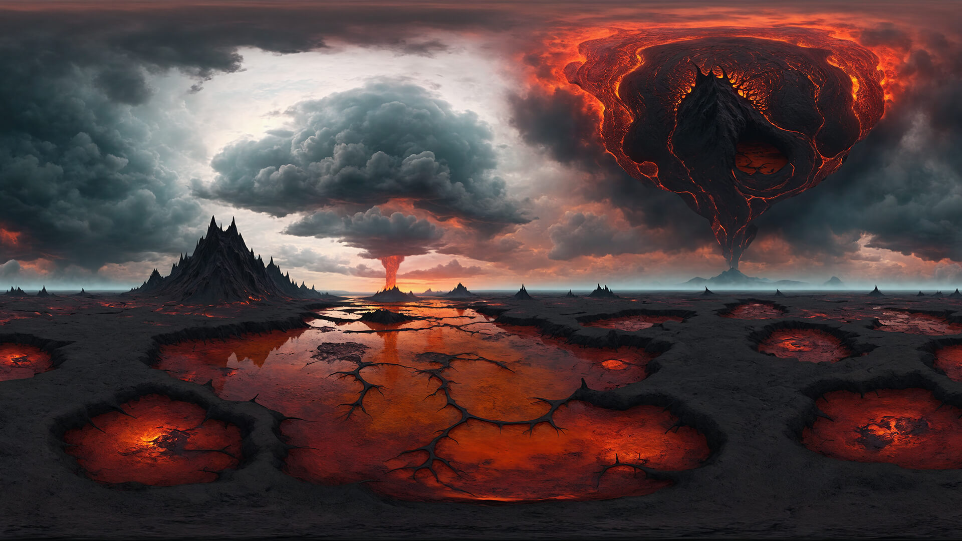 53 HDRI Lava World Panoramas - HDR Image by Johny1981