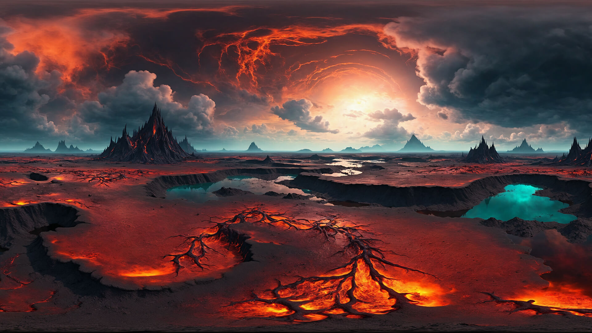 53 HDRI Lava World Panoramas - HDR Image by Johny1981
