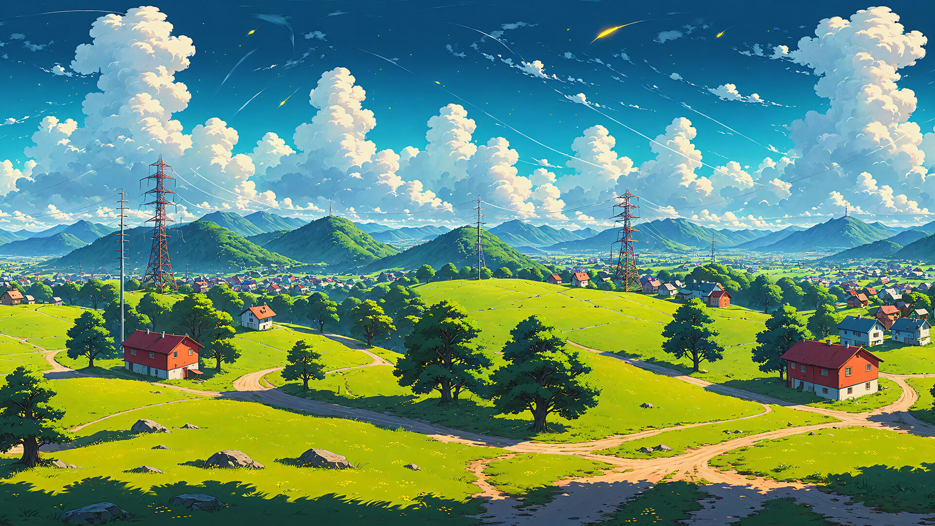 53 HDRI Vibrant Anime Panoramas - HDR Image by Johny1981