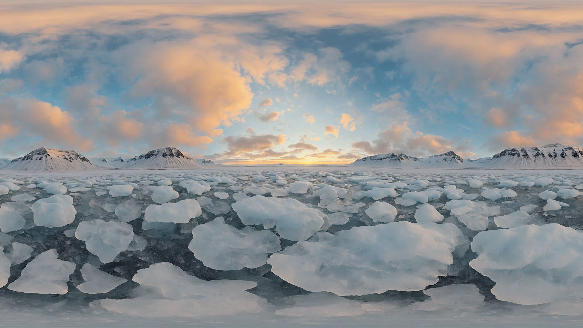 54 HDRI Icy Landscape Skyboxes - HDR Image by Johny1981