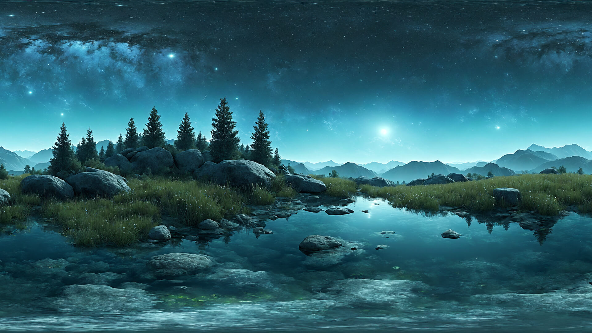 57 HDRI Night Time Panorama Skyboxes - HDR Image by Johny1981
