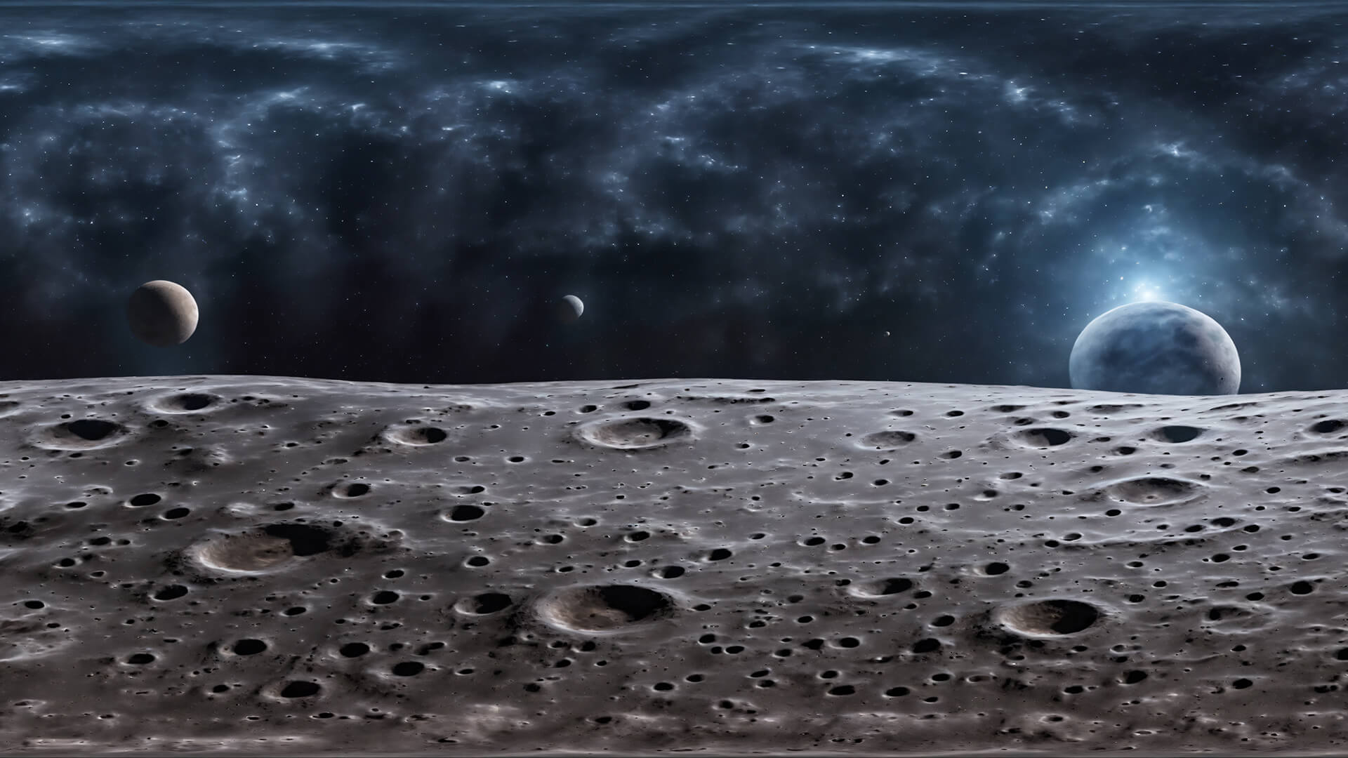 60 HDRI Alien Moons Skyboxes - HDR Image by Johny1981