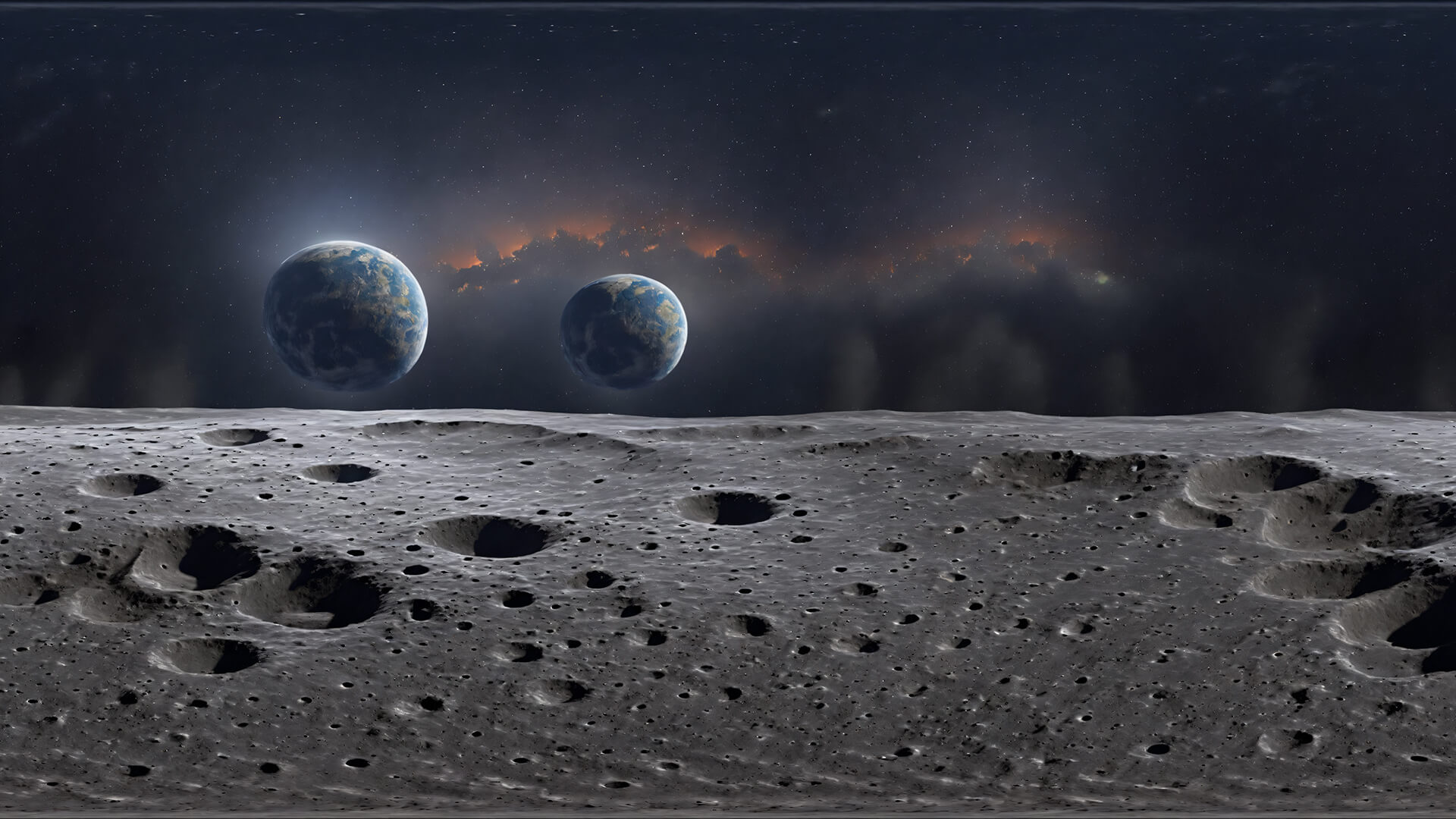 60 HDRI Alien Moons Skyboxes - HDR Image by Johny1981