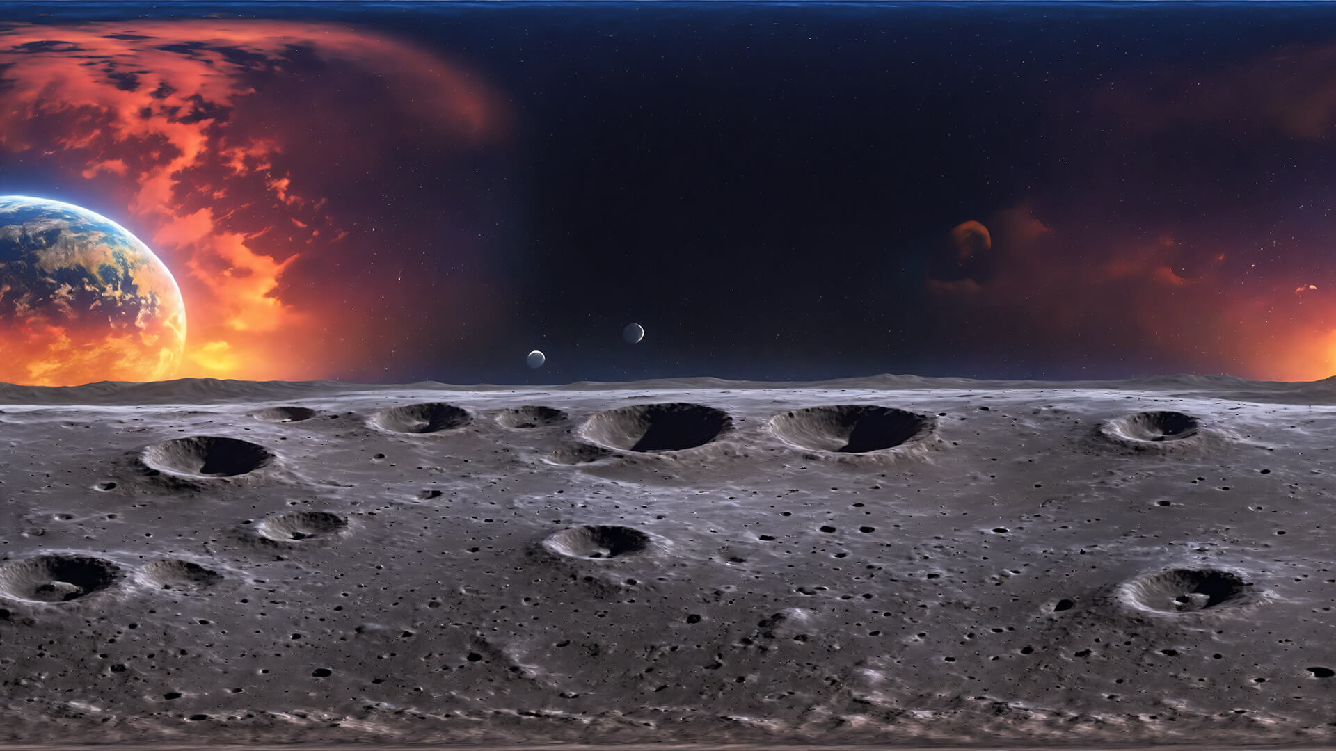 60 HDRI Alien Moons Skyboxes - HDR Image by Johny1981