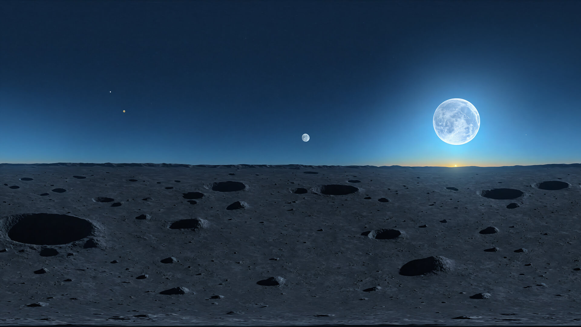 60 HDRI Alien Moons Skyboxes - HDR Image by Johny1981