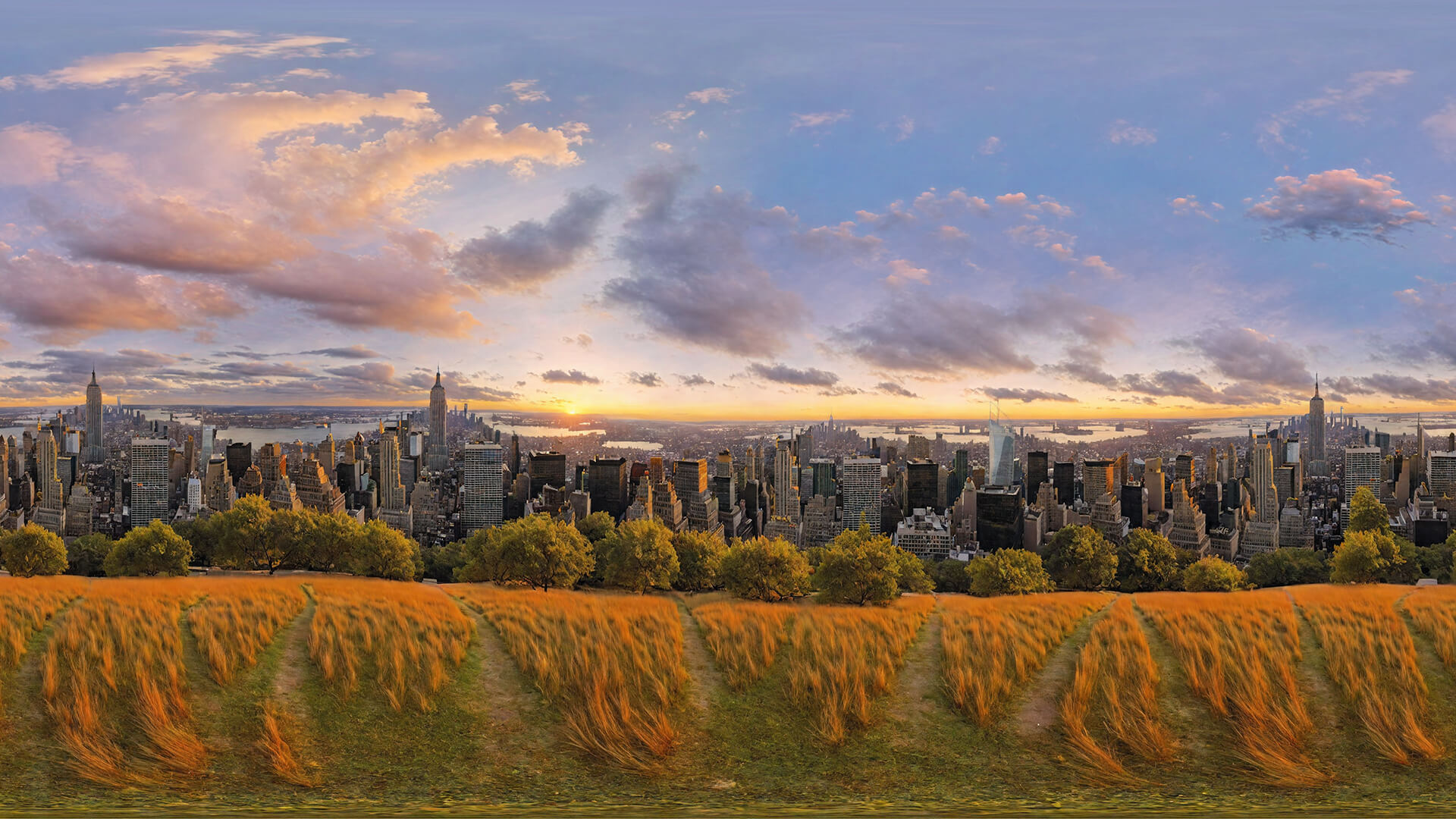 69 HDRI Modern Cityscape Panorama Skyboxes - HDR Image by Johny1981