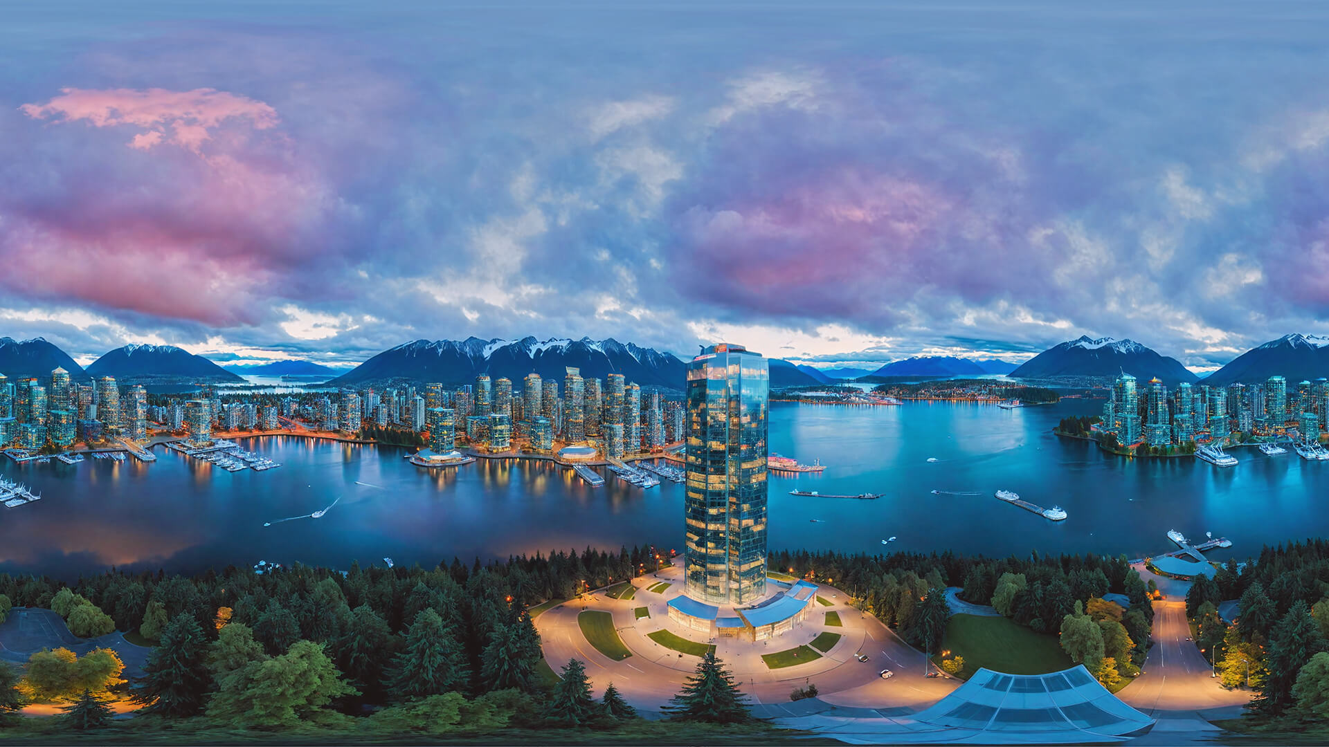 69 HDRI Modern Cityscape Panorama Skyboxes - HDR Image by Johny1981