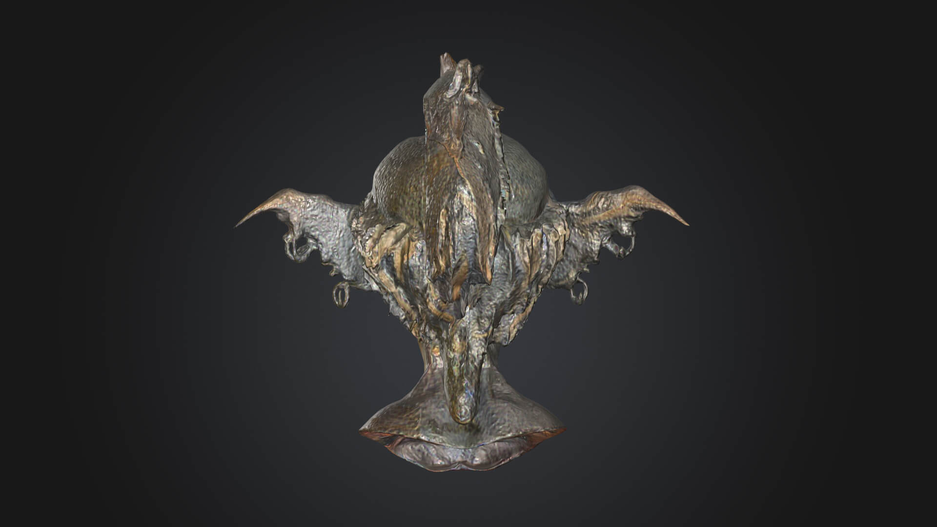 Demon Statue 13 - 3D Model by Johny1981