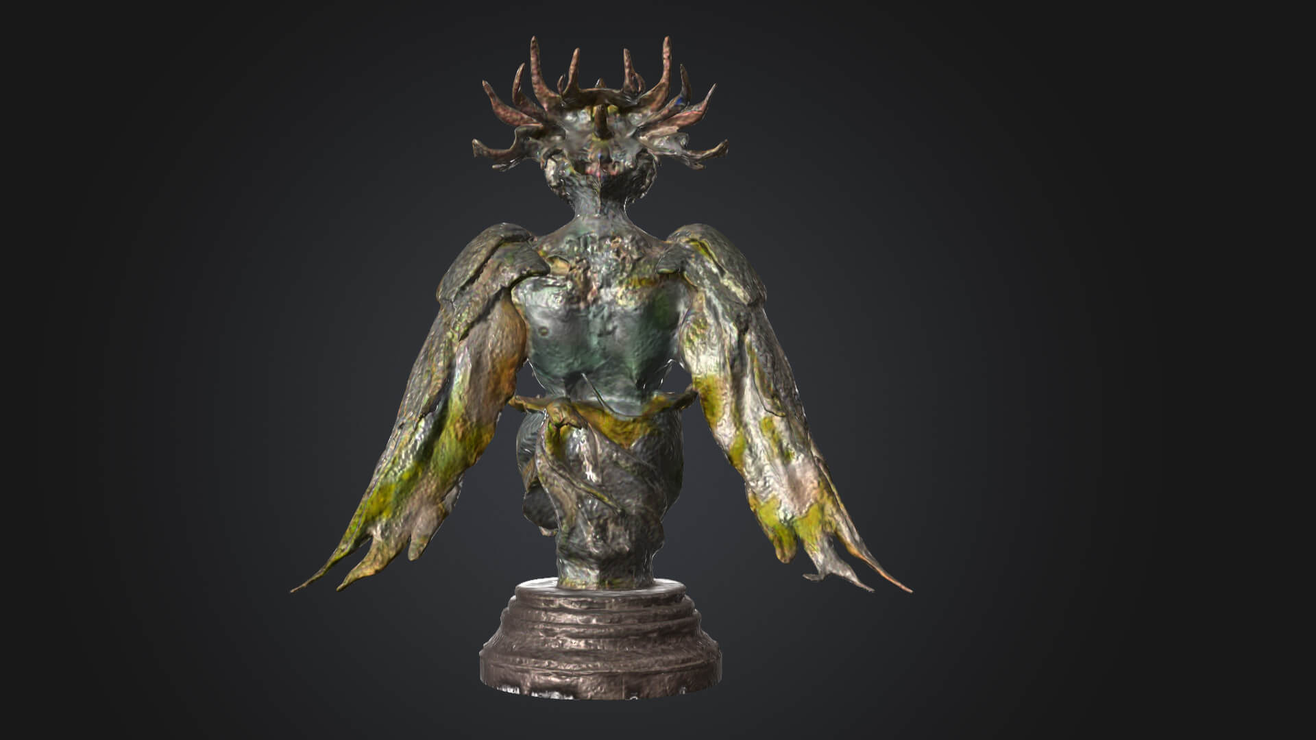 Demon Statue 19 - 3D Model by Johny1981