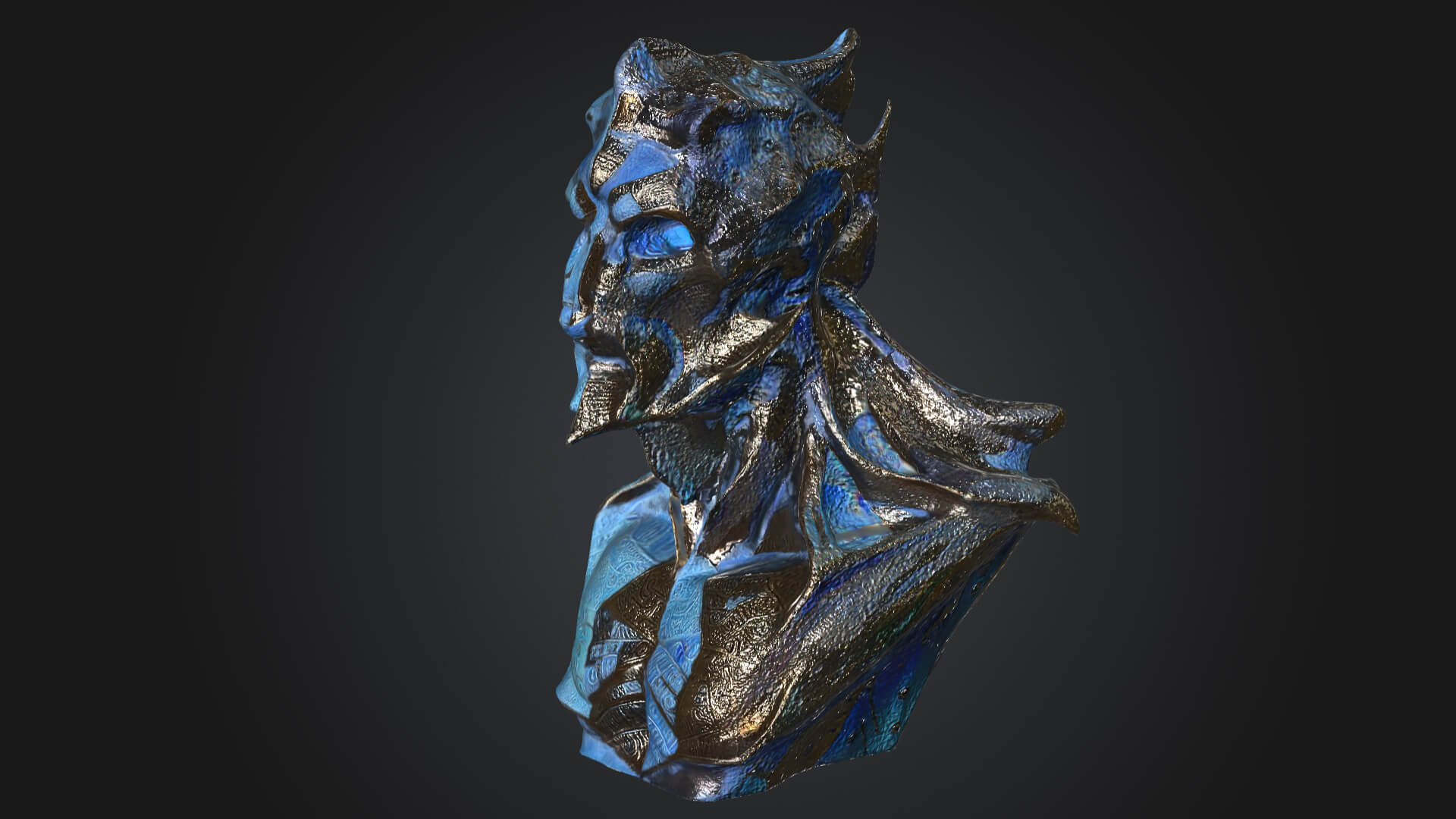 Demon Statue 22 - 3D Model by Johny1981