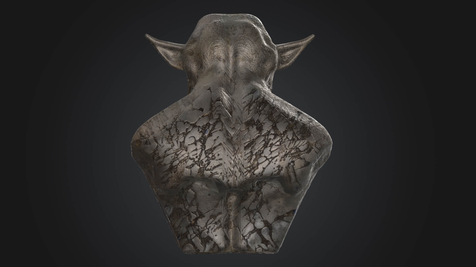 Demon Statue 7 - 3D Model by Johny1981