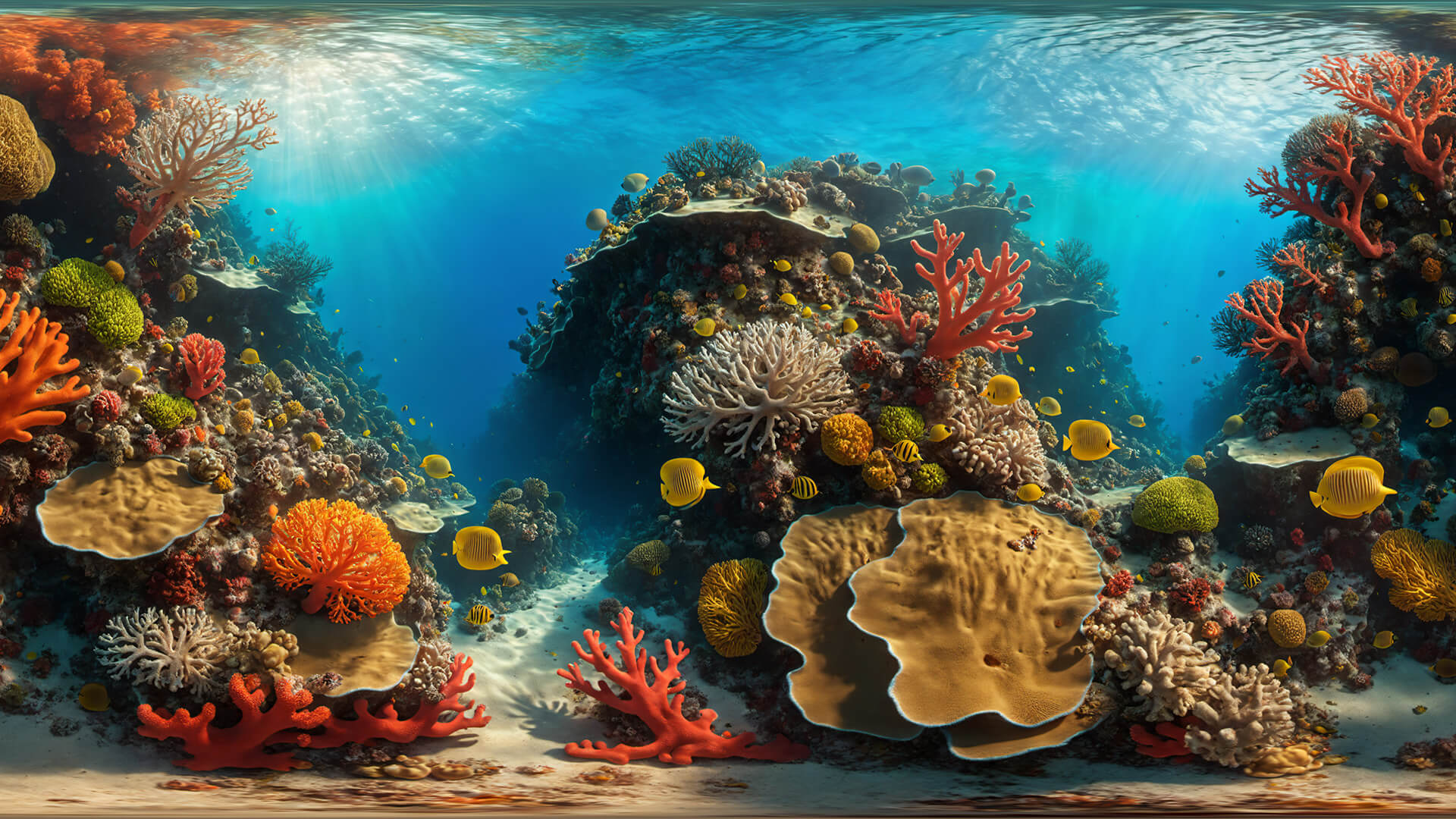 HDRI Coral Reef Megapack Spherical Panoramas 3D Render