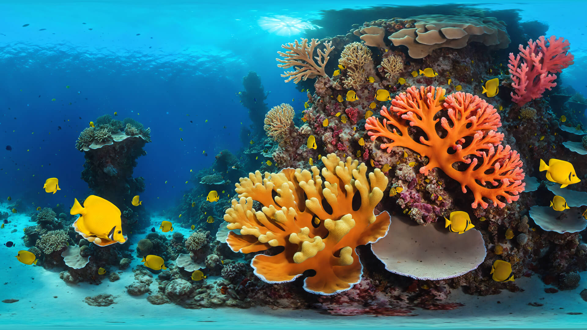 HDRI Coral Reef Megapack Spherical Panoramas 3D Render