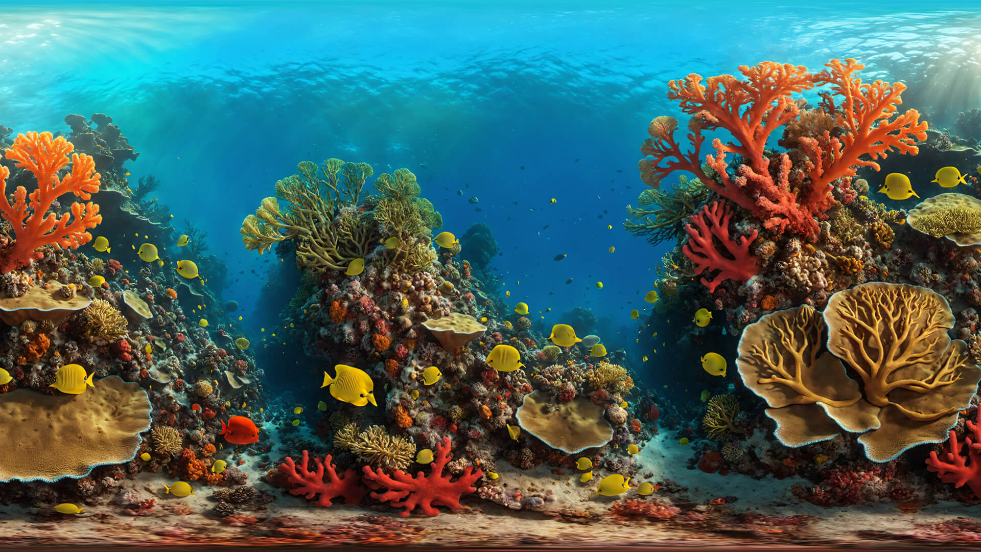 HDRI Coral Reef Megapack Spherical Panoramas 3D Render