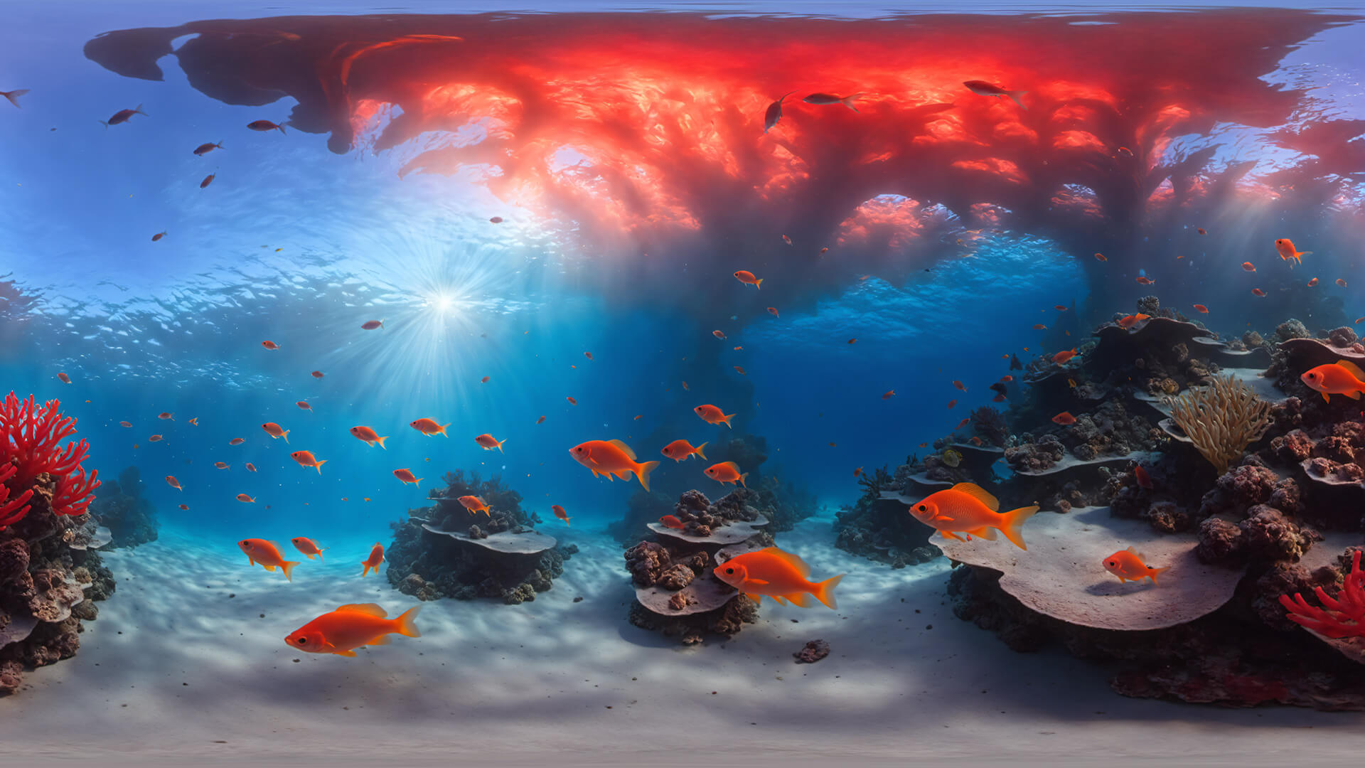 HDRI Coral Reef Megapack Spherical Panoramas 3D Render