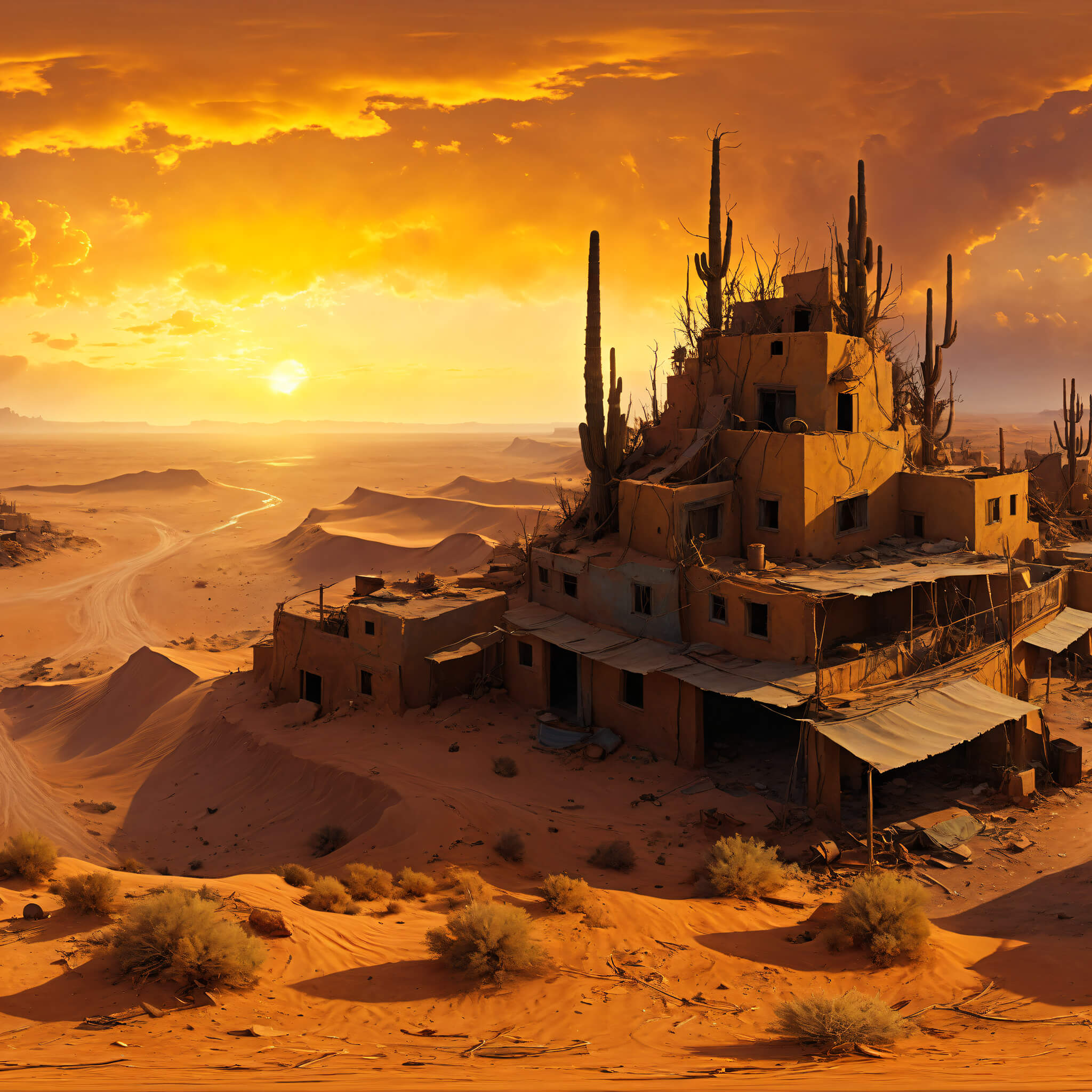 HDRI Desert and Post-Apocalyptic Desert Panoramas 3D Render | RenderHub ...
