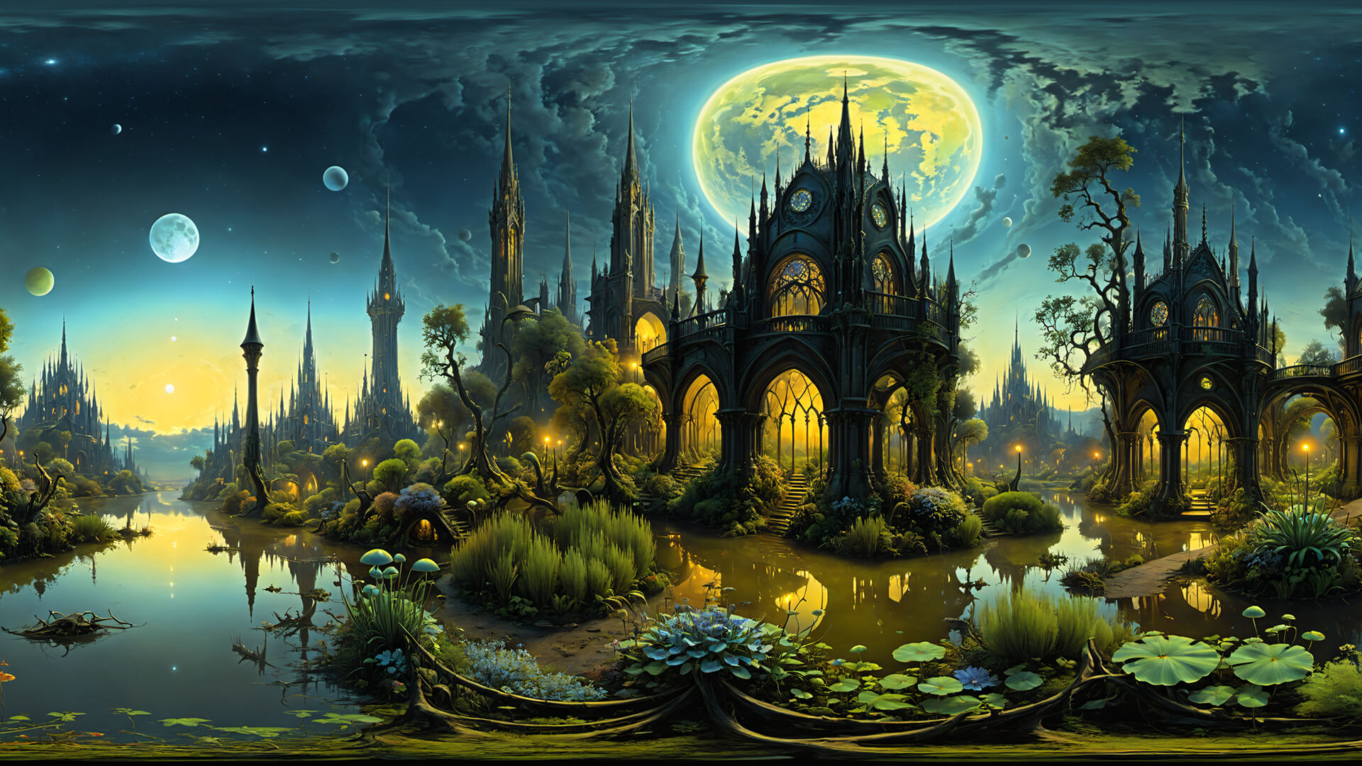 HDRI Alien Fantasy Location Panoramas - HDR Image by Johny1981