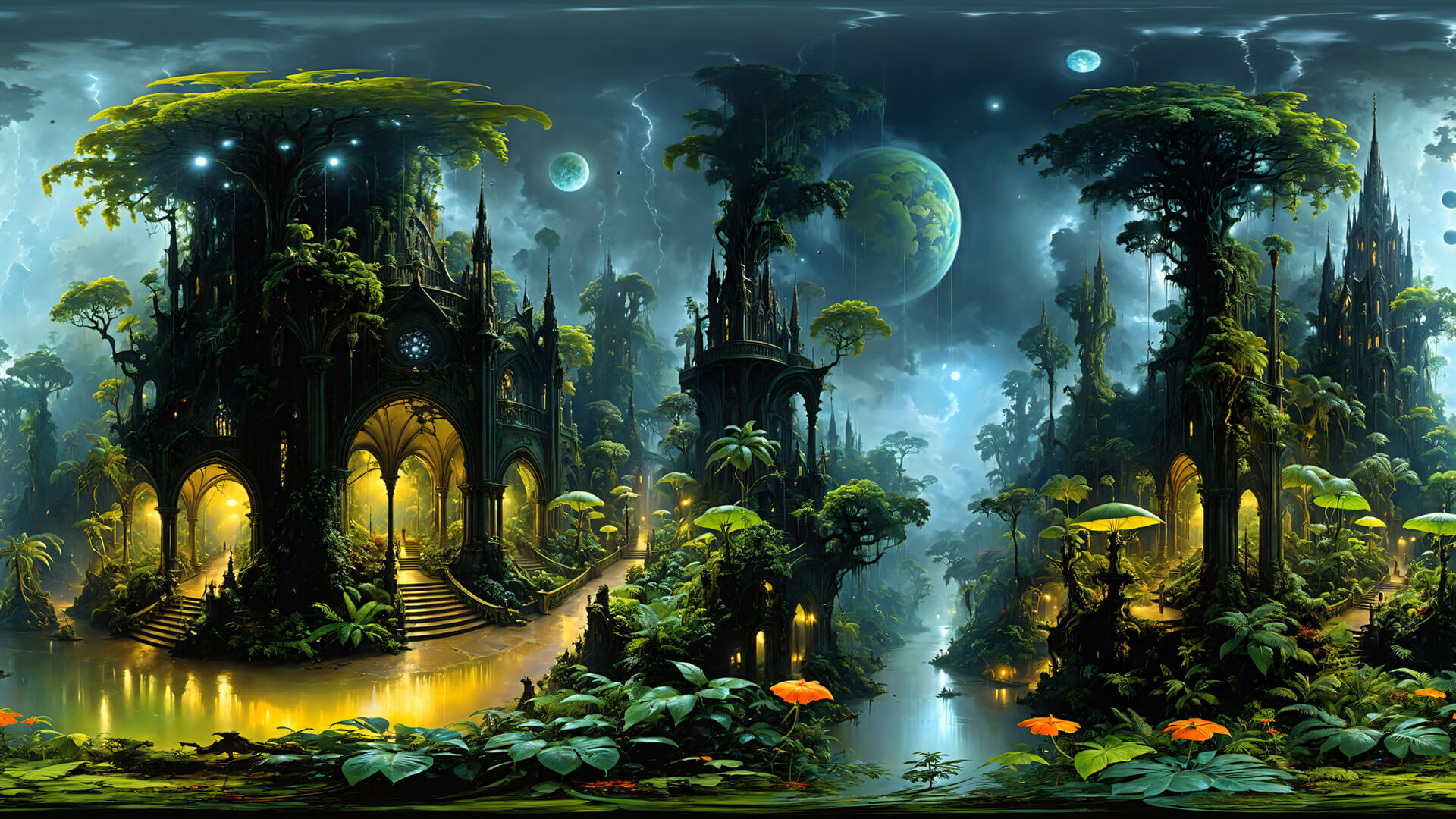 HDRI Alien Fantasy Location Panoramas - HDR Image by Johny1981