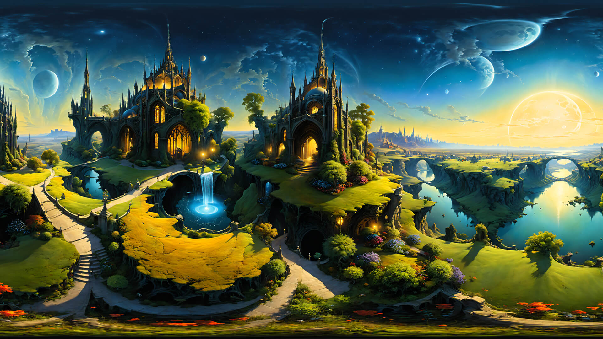 HDRI Alien Fantasy Location Panoramas - HDR Image by Johny1981