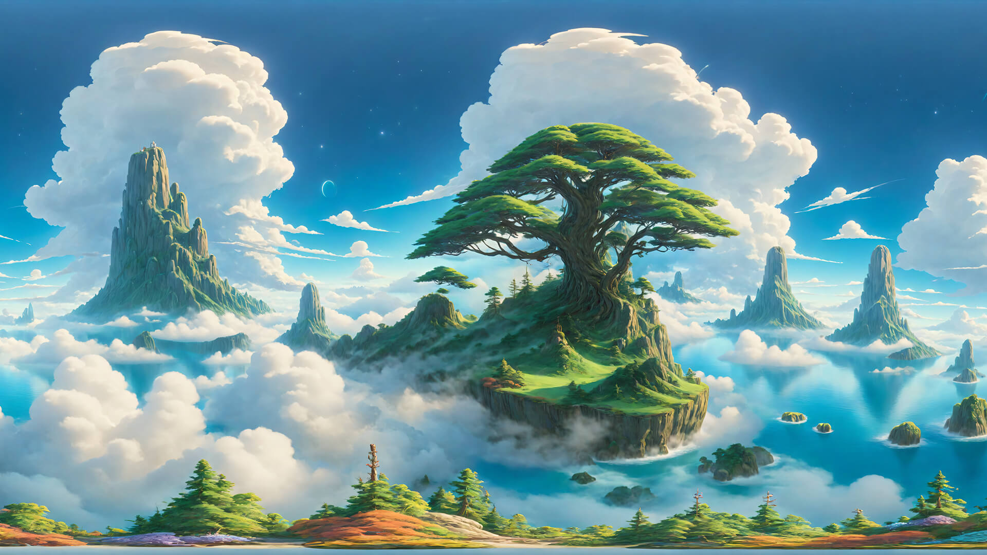 HDRI Anime Skyboxes V1 - HDR Image by Johny1981