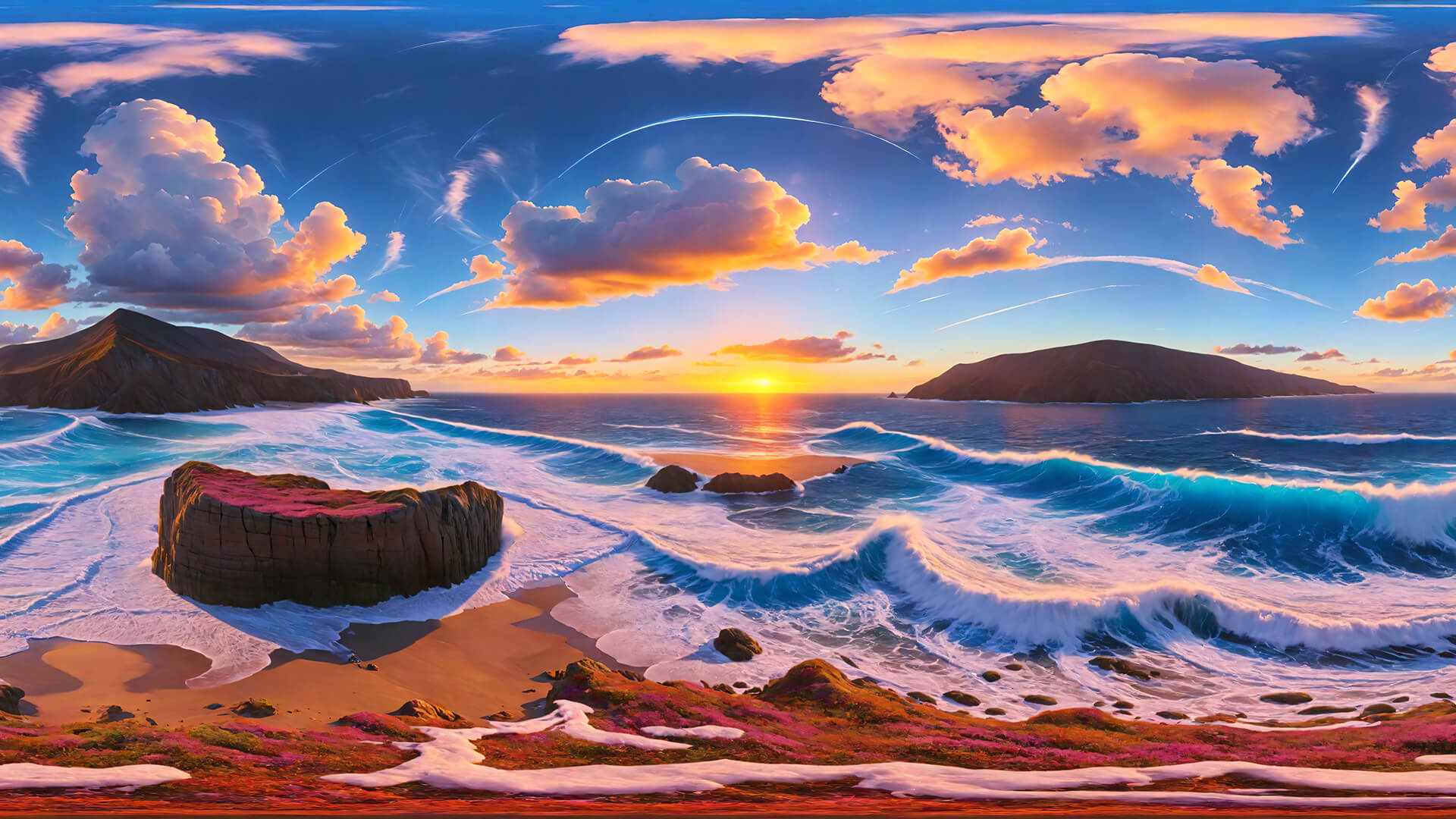 HDRI Anime Skyboxes V1 - HDR Image by Johny1981